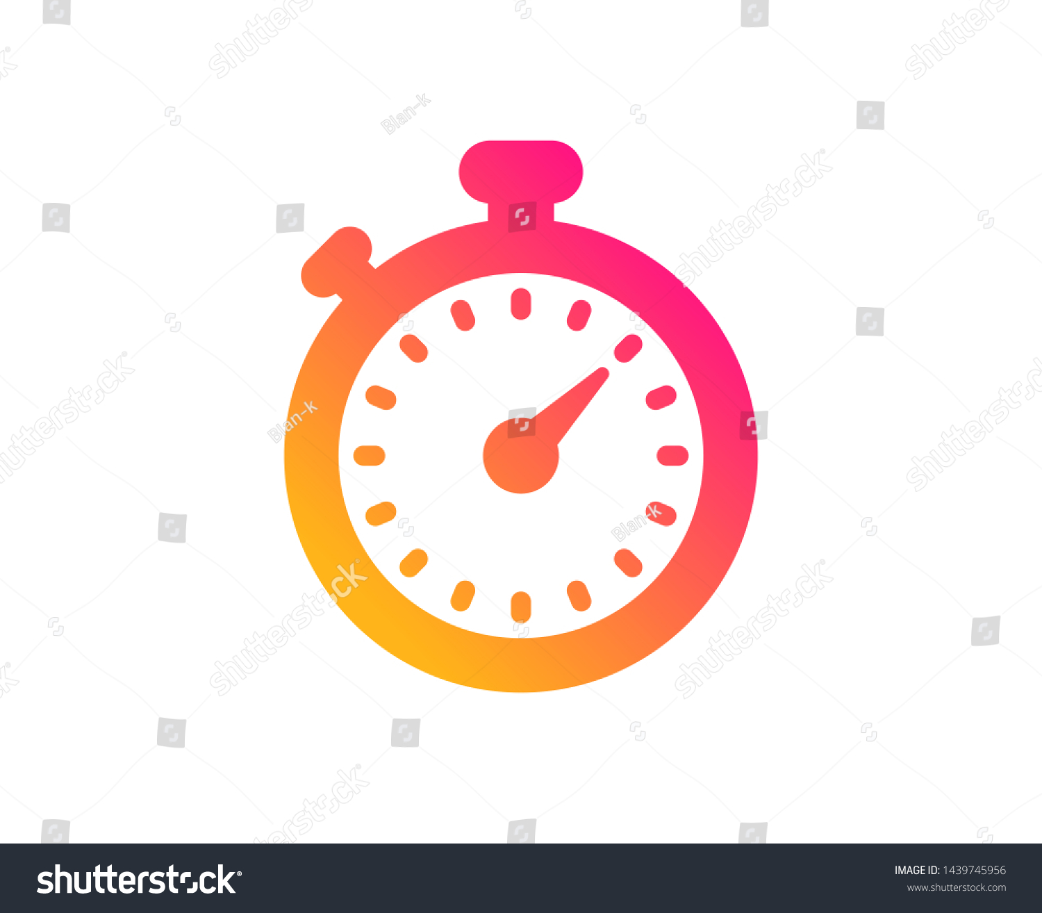 Timer Icon Stopwatch Symbol Time Management Stock Vector (Royalty Free ...