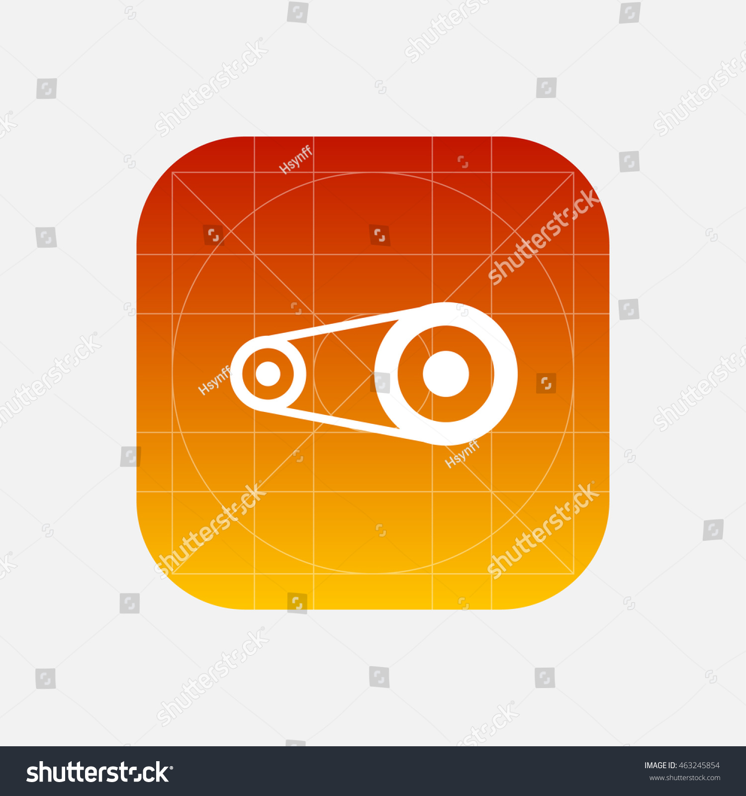 Timing Belt Icon Stock Vector (Royalty Free) 463245854 | Shutterstock