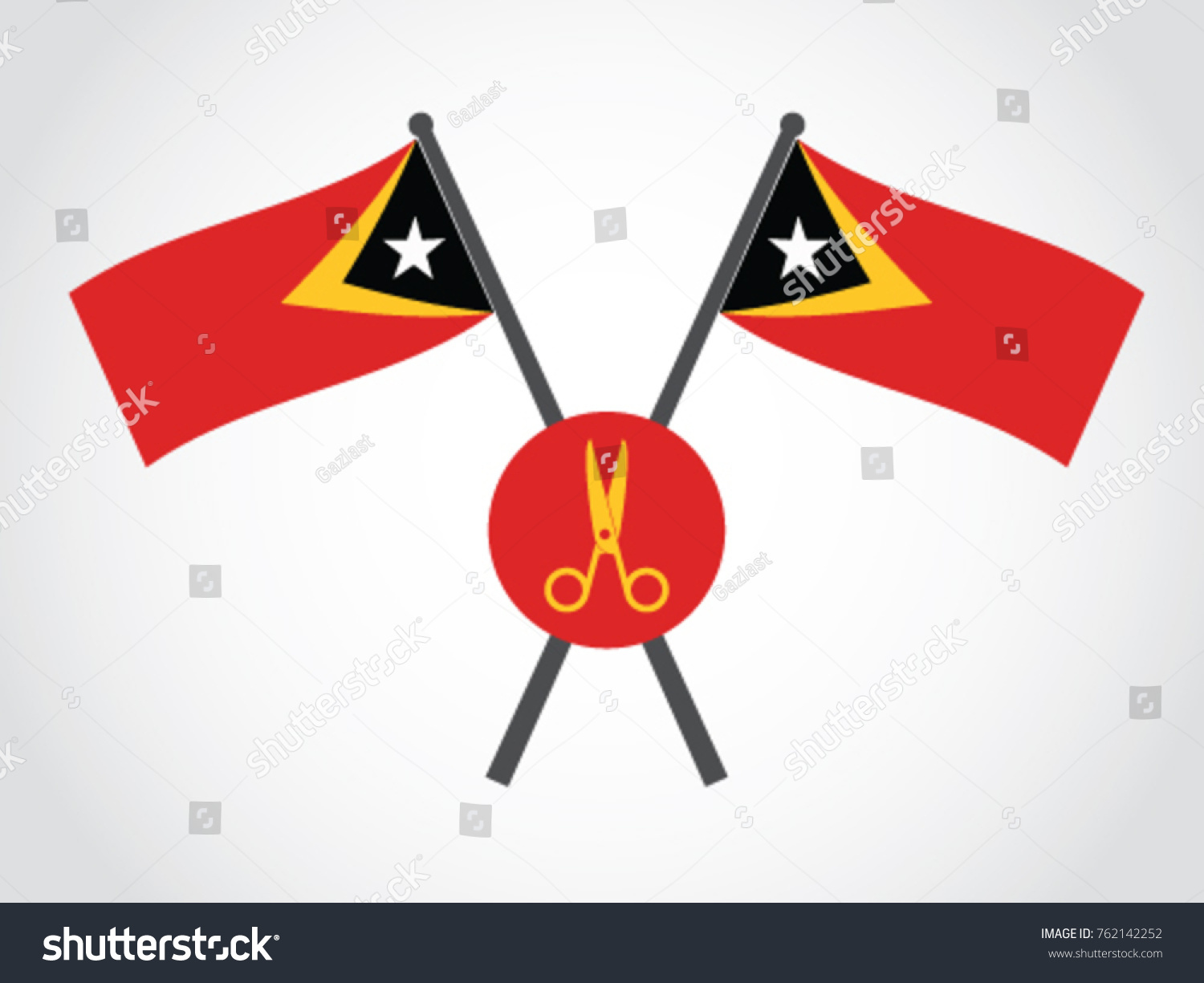 Timor Leste Emblem Budget Cut Stock Vector (Royalty Free) 762142252 ...