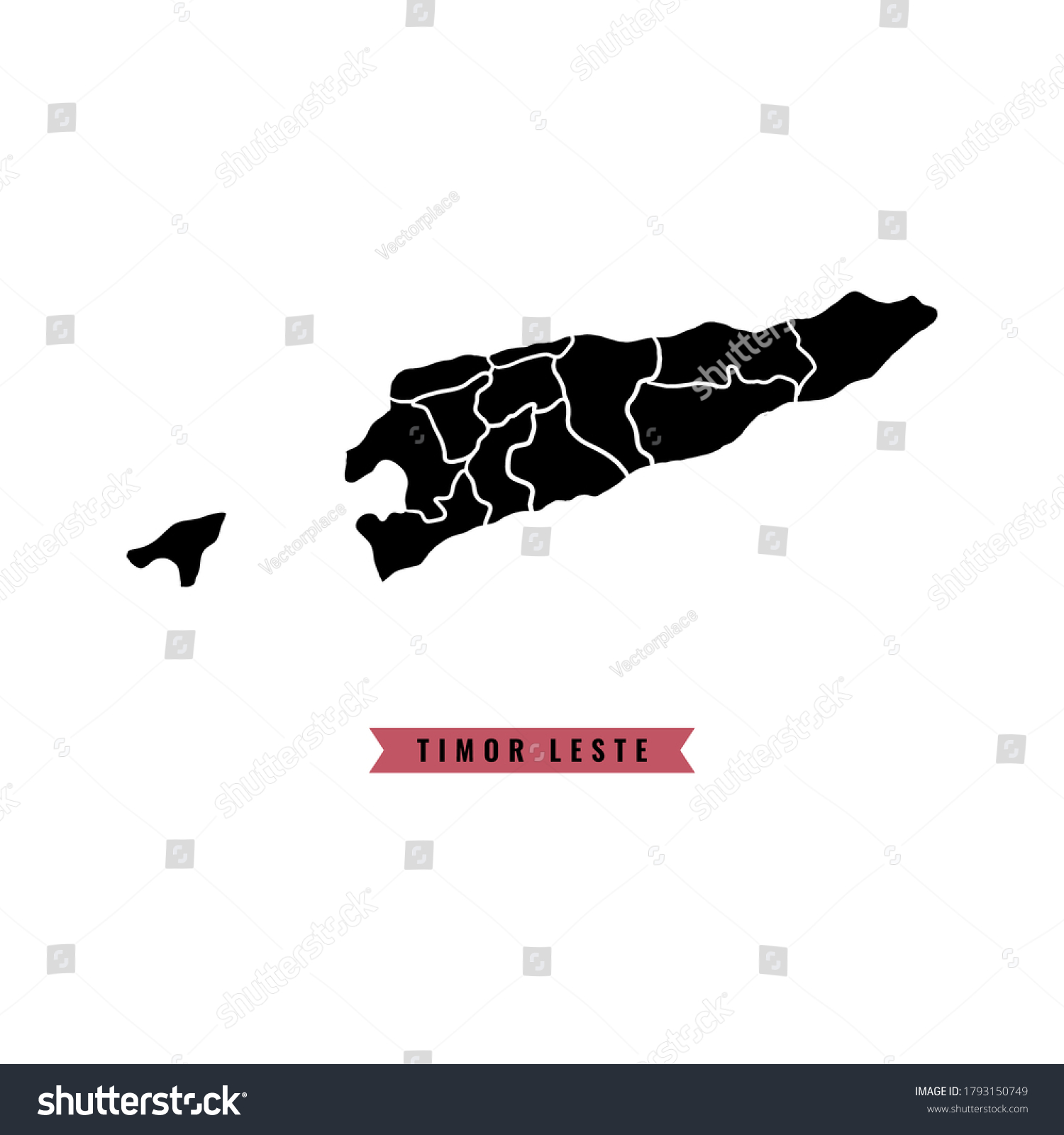 Timor Leste Vector Design Template Illustration Stock Vector (Royalty ...