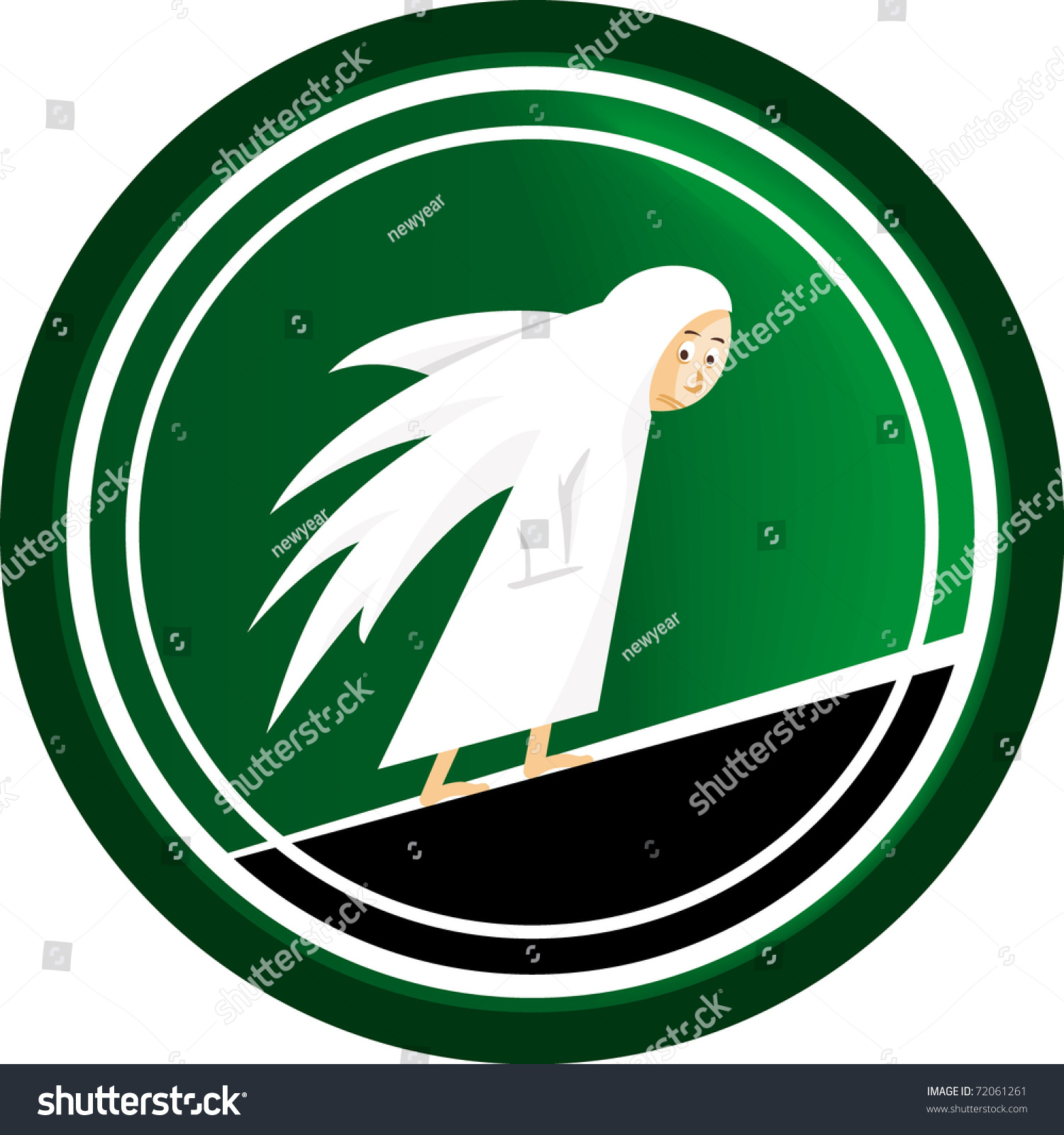 Tired Angel Icon Stock Vector (Royalty Free) 72061261 | Shutterstock