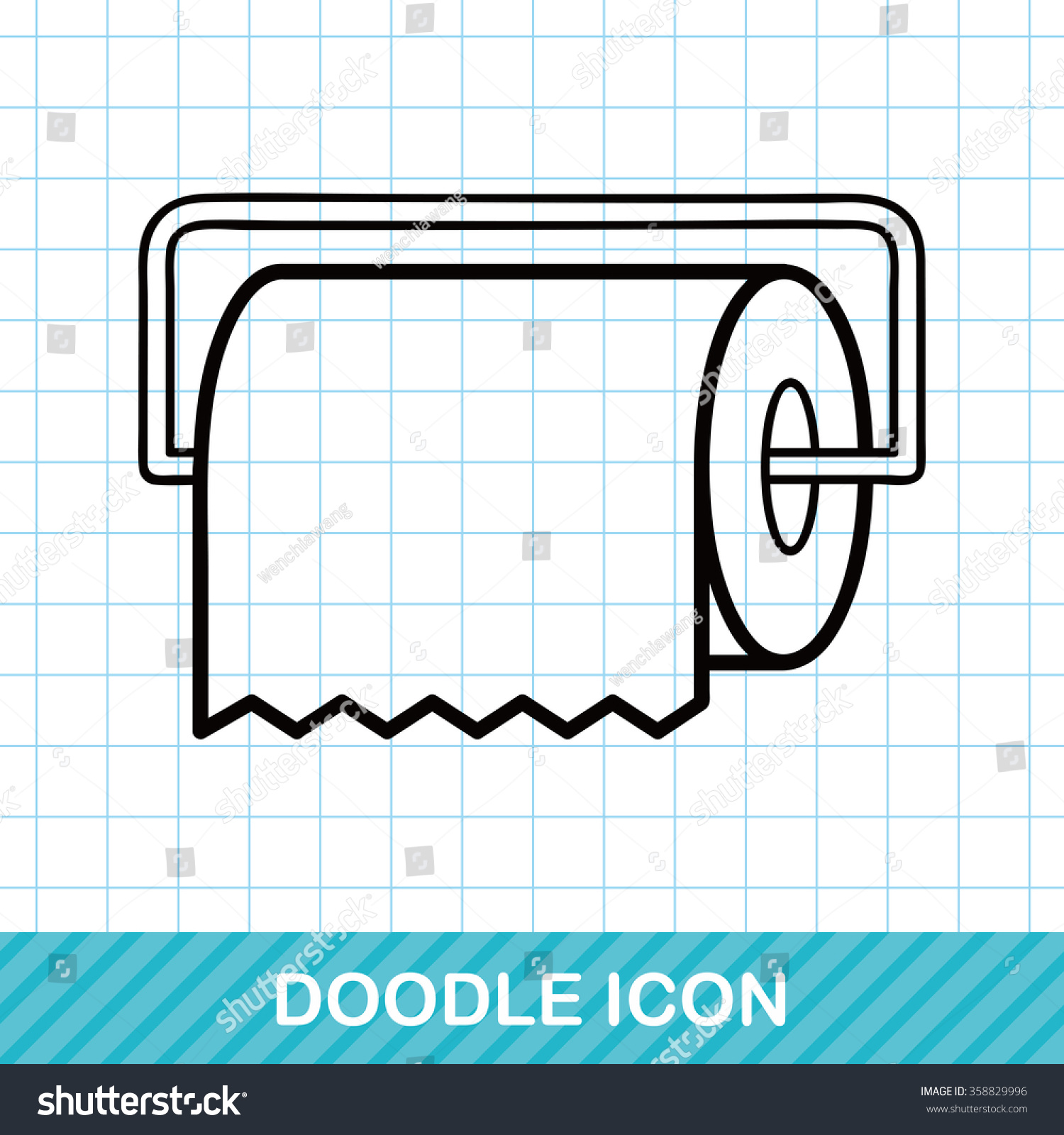 Tissue Paper Doodle Stock Vector (Royalty Free) 358829996 | Shutterstock