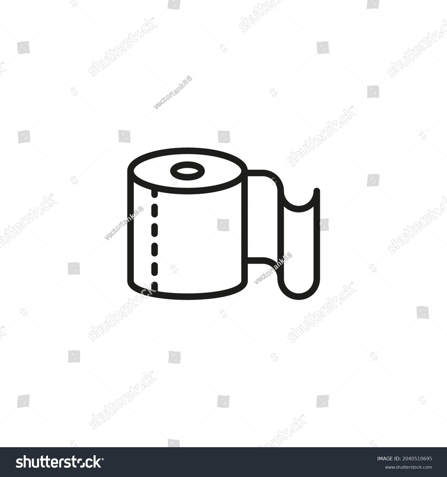 Tissue Paper Icon Vector Logotype Stock Vector (Royalty Free ...