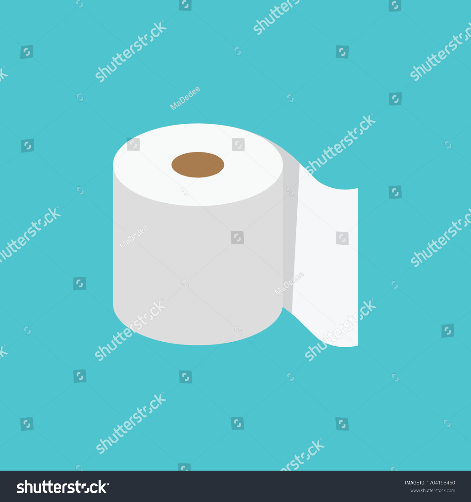 Tissue Paper Flat Style Stock Vector (Royalty Free) 1704198460