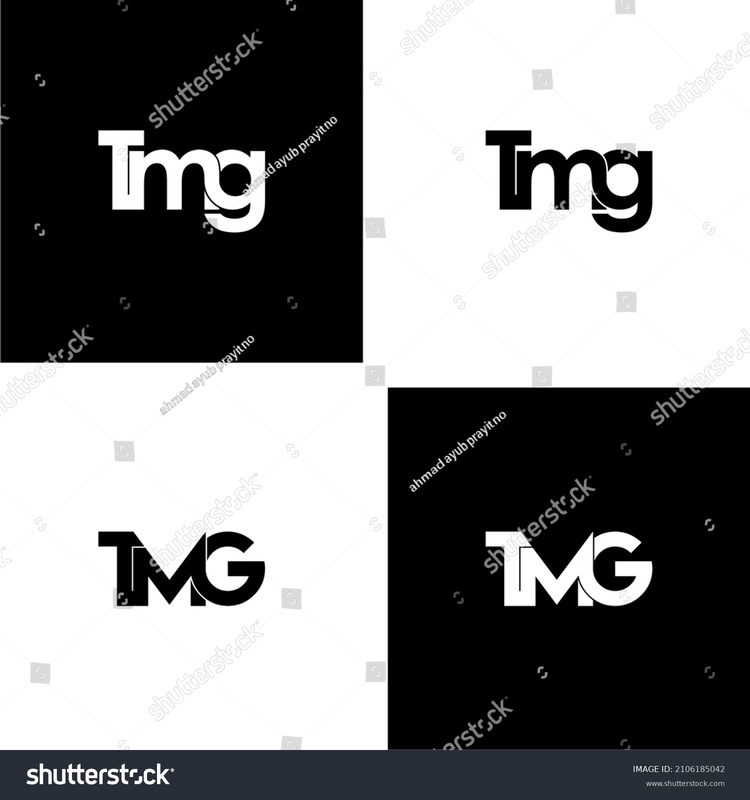 Tmg Letter Initial Monogram Logo Design Stock Vector (Royalty Free ...