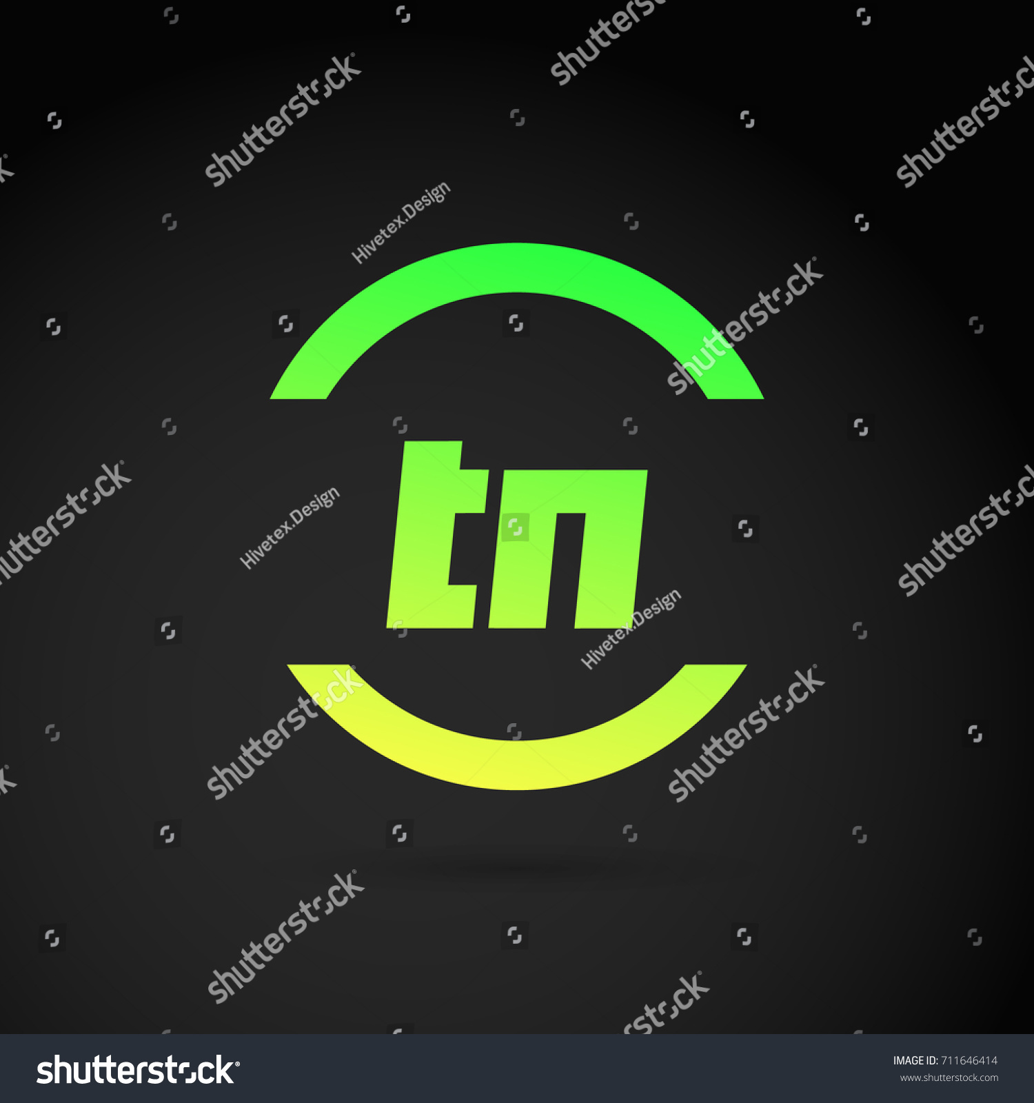 Tn Logo Stock Vector (Royalty Free) 711646414
