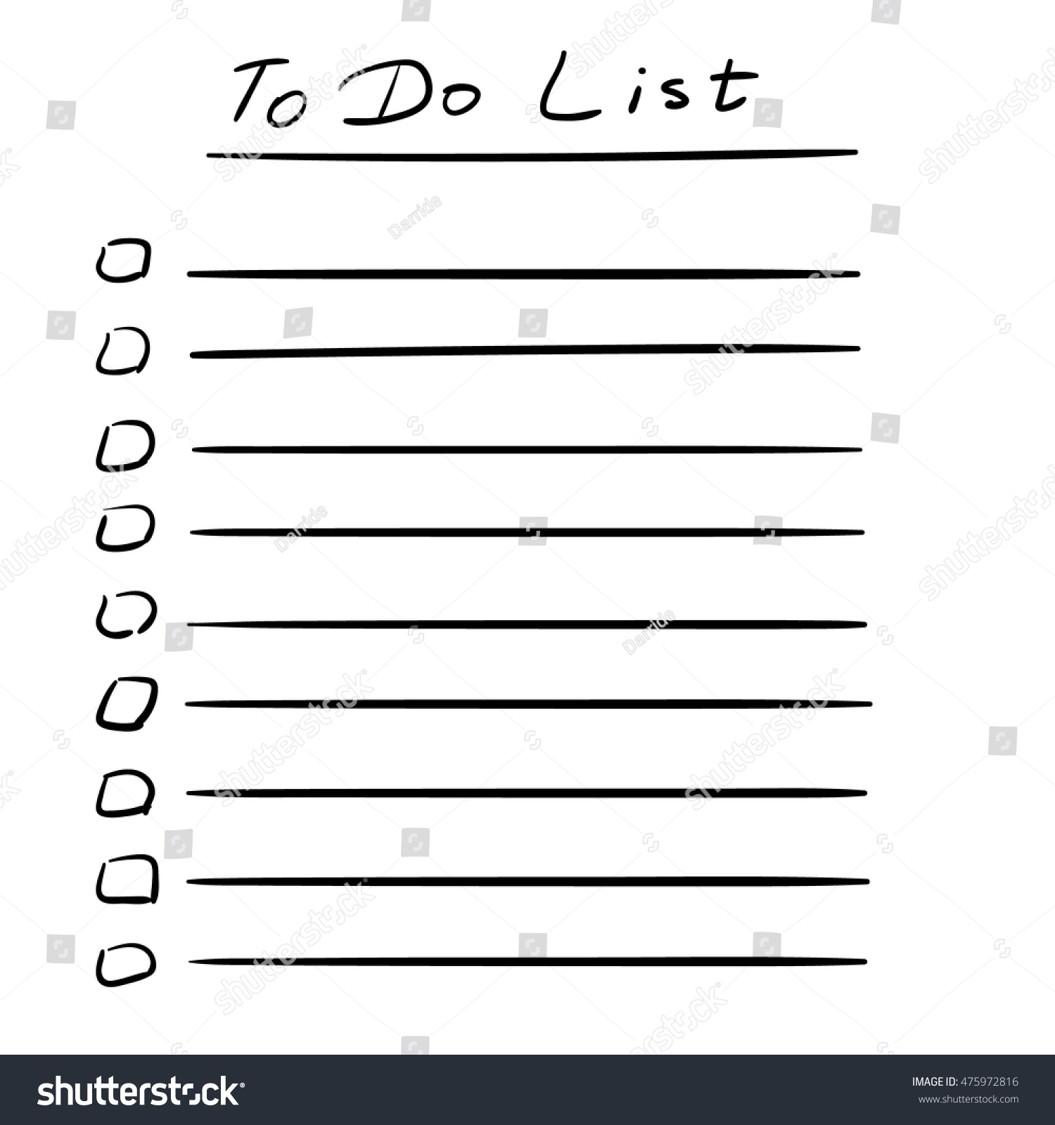 23,161 Blank tasks list Images, Stock Photos & Vectors | Shutterstock
