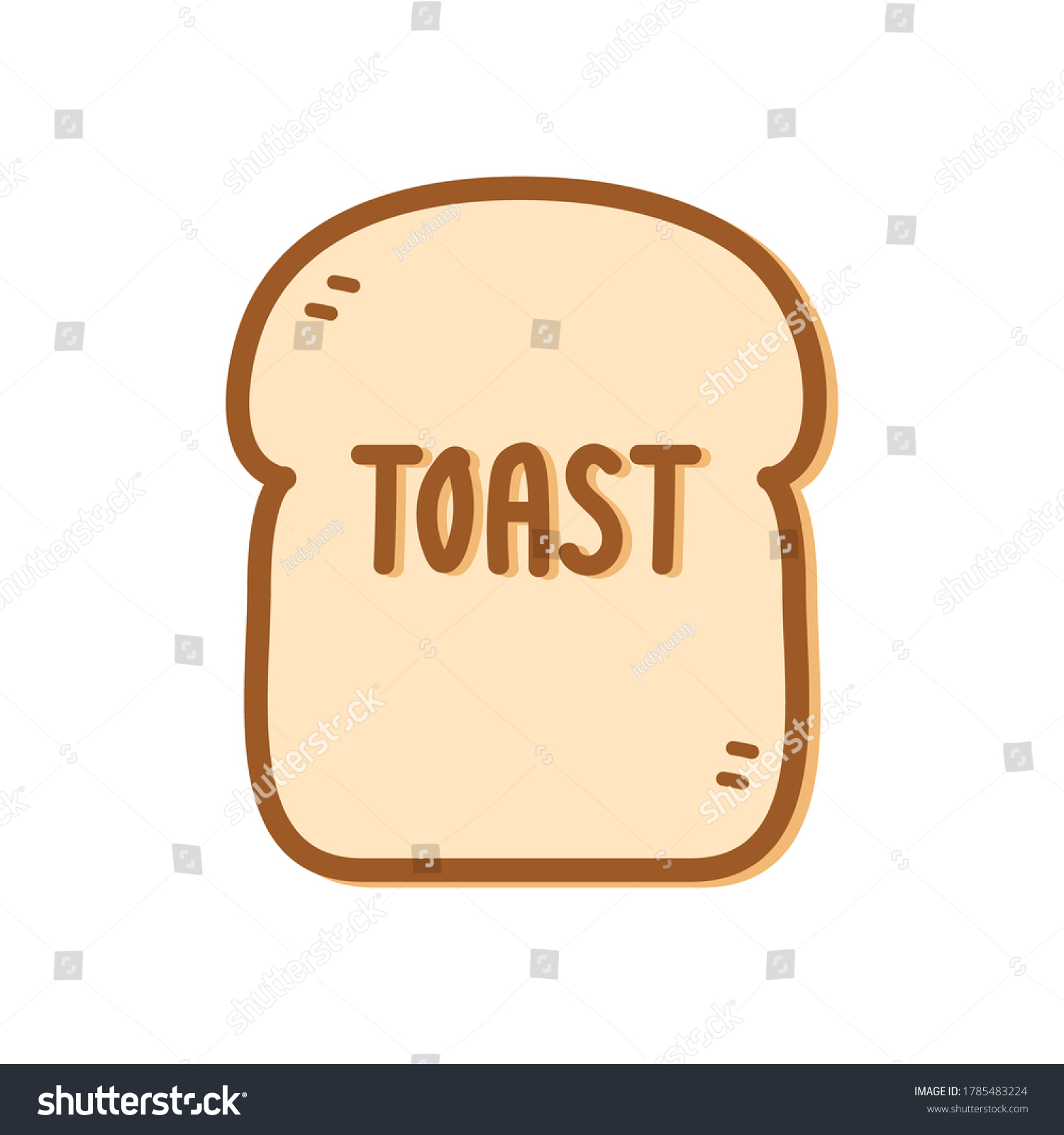 Toast Logo Design Bread Vectorfree Space Stock Vector (Royalty Free ...