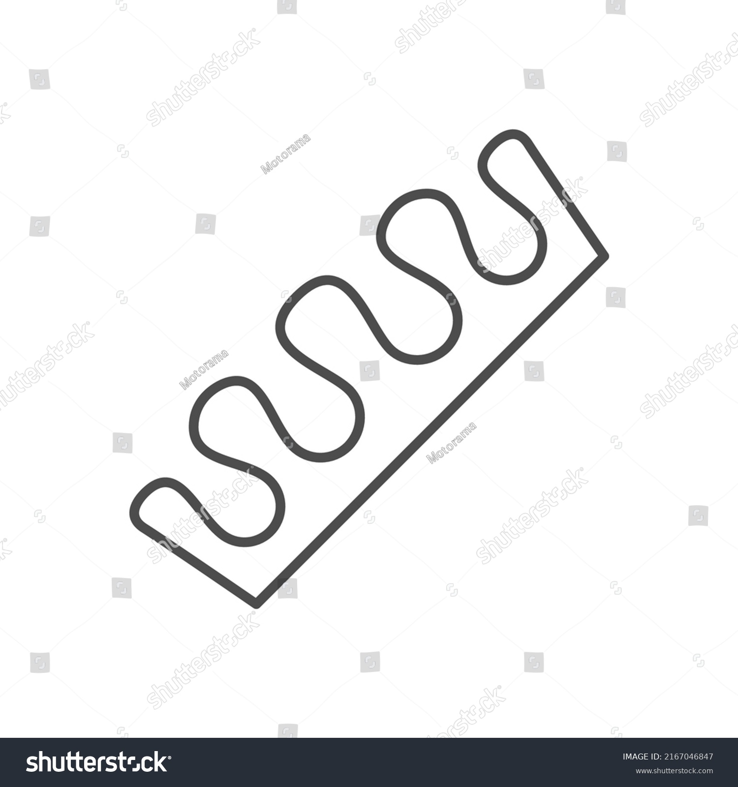 Toe Separator Line Outline Icon Stock Vector (Royalty Free) 2167046847 ...