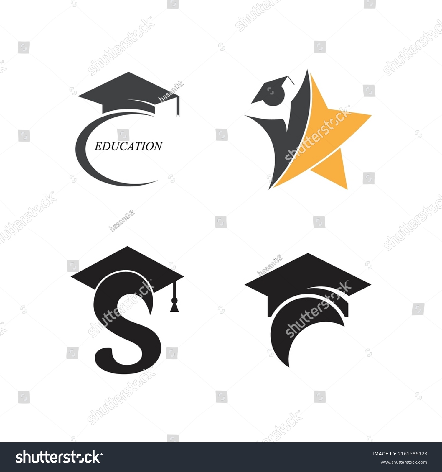 Toga Cap Logo Template Vector Illustration Stock Vector (Royalty Free ...