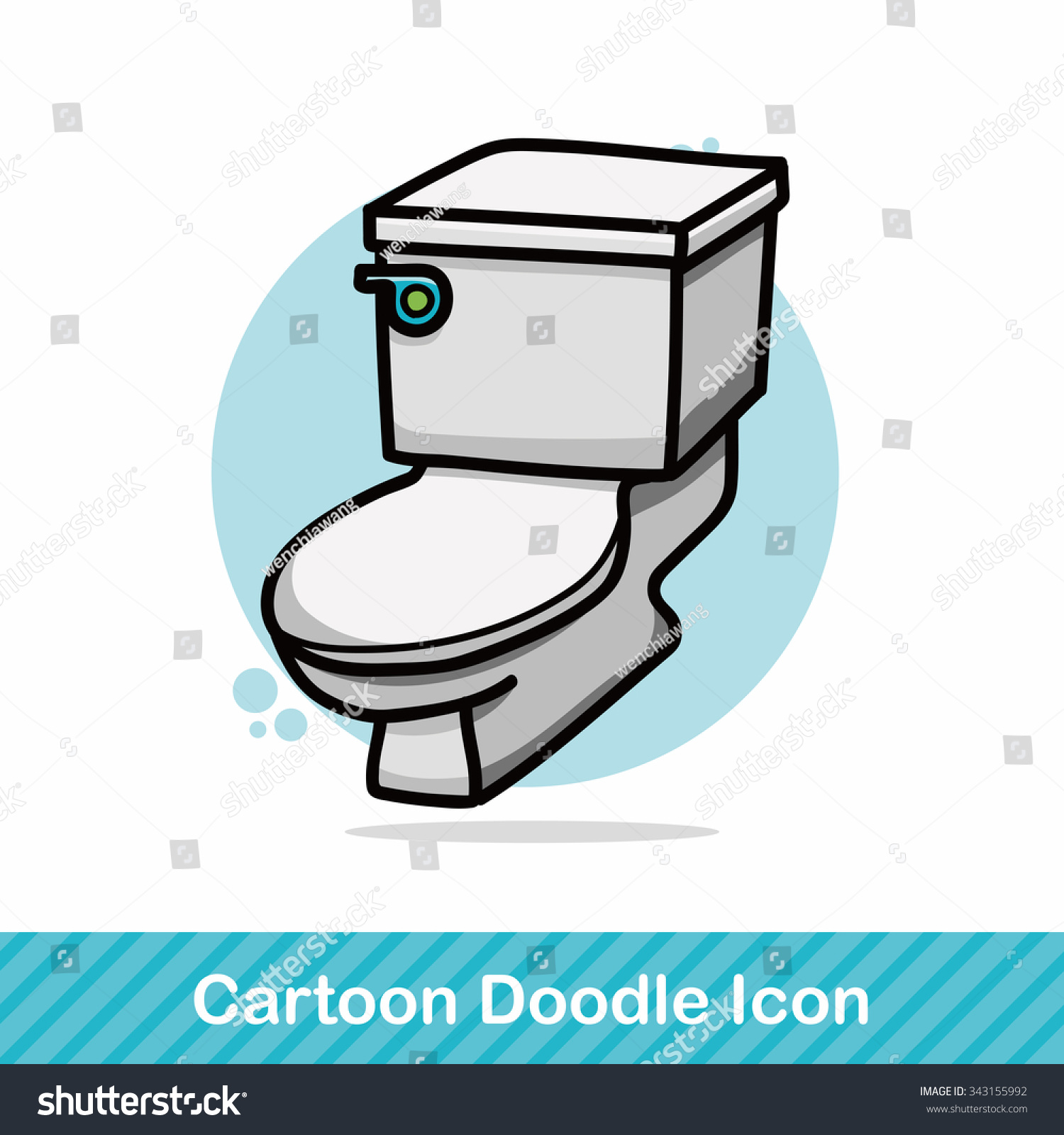 Toilet Doodle Stock Vector (Royalty Free) 343155992 | Shutterstock