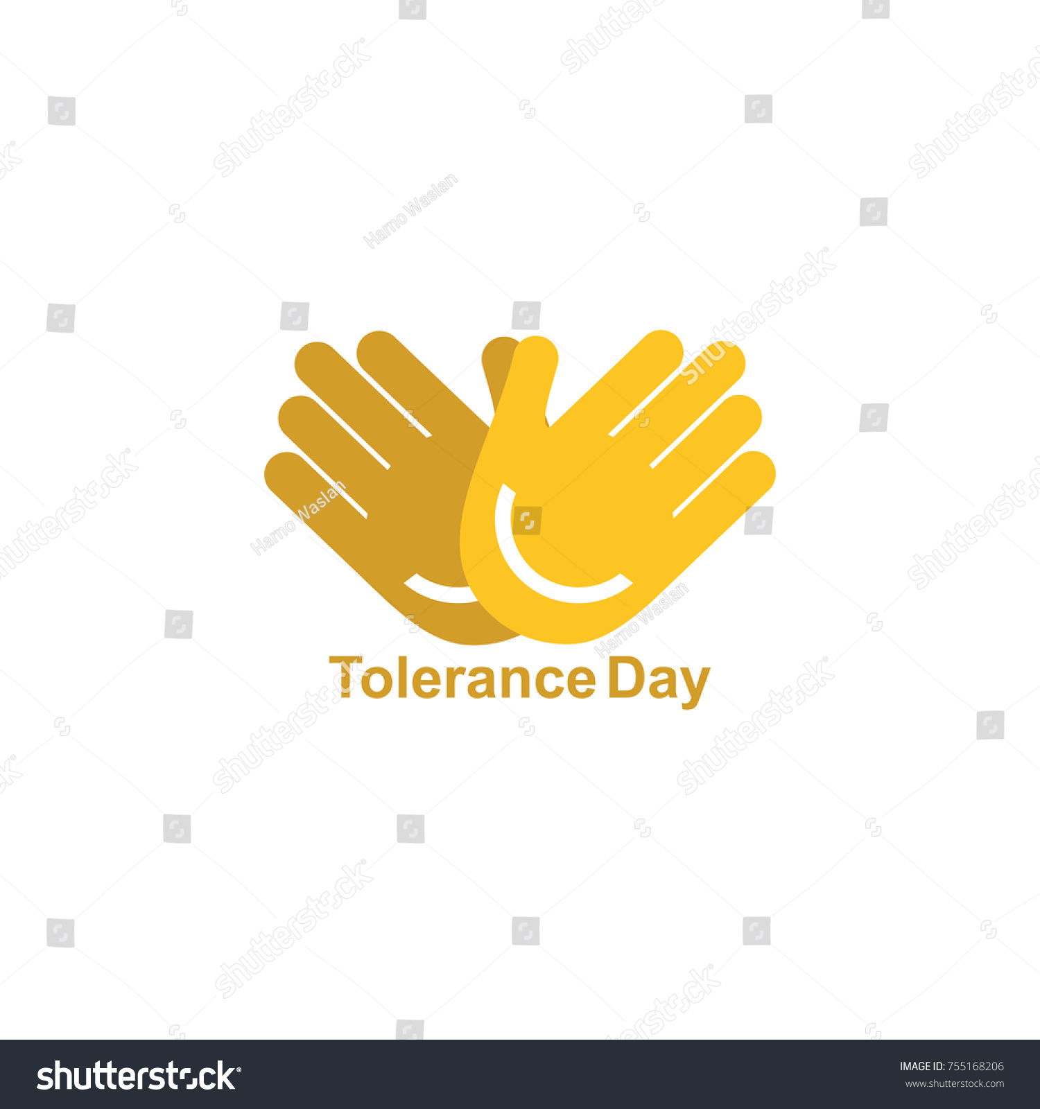 Tolerance Day Logo Stock Vector (Royalty Free) 755168206 - Shutterstock