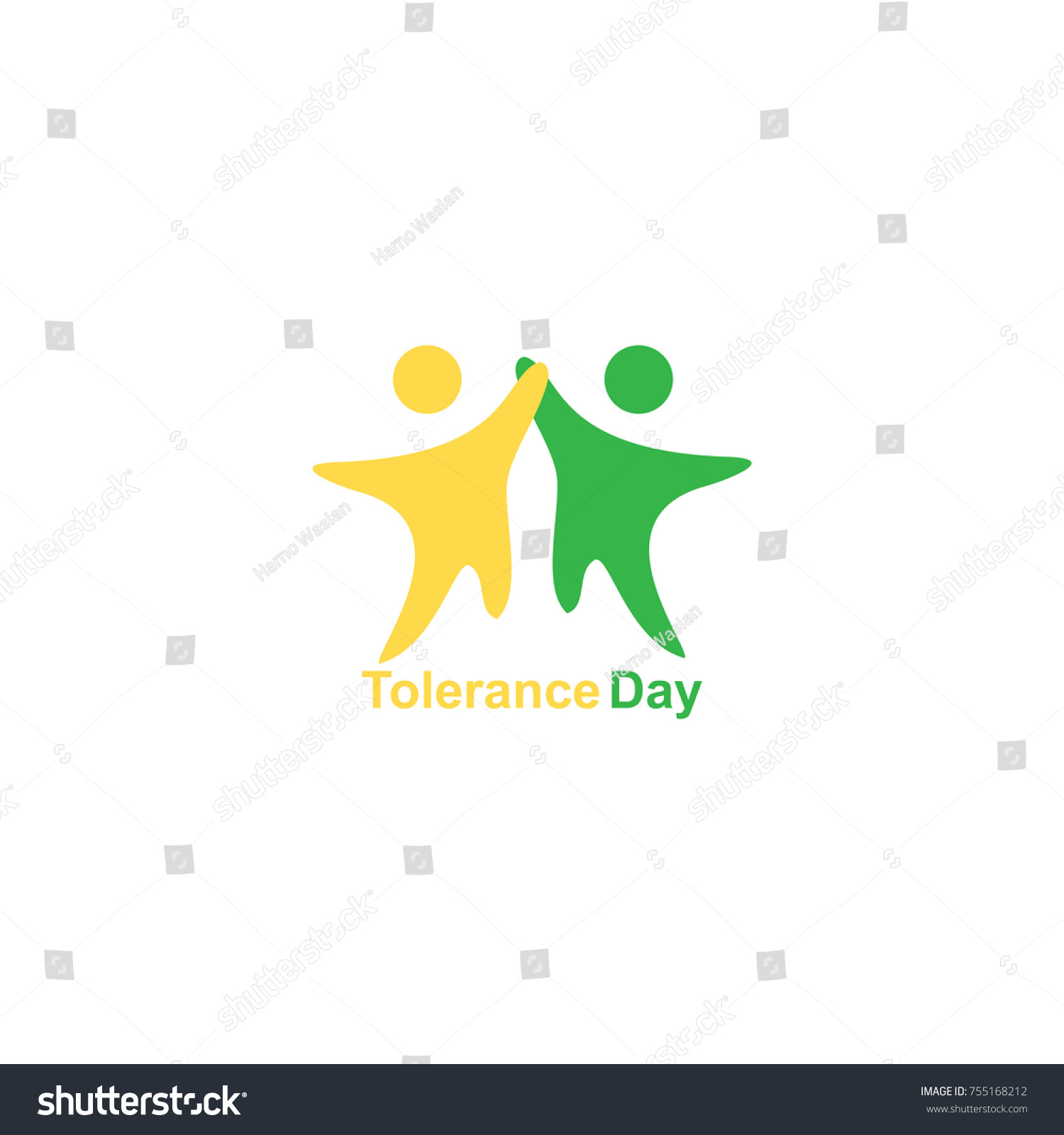 Tolerance Day Logo: vector de stock (libre de regalías) 755168212 ...