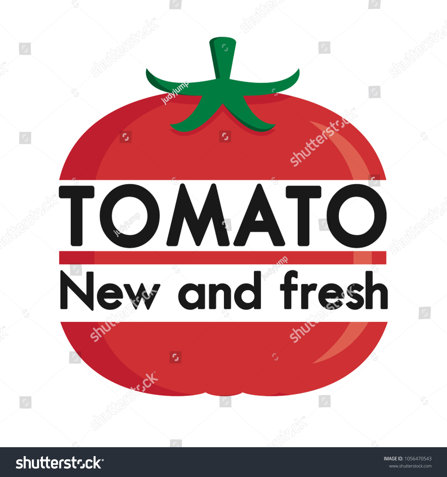Tomato Logo Vector Free Space Text Stock Vector (Royalty Free ...