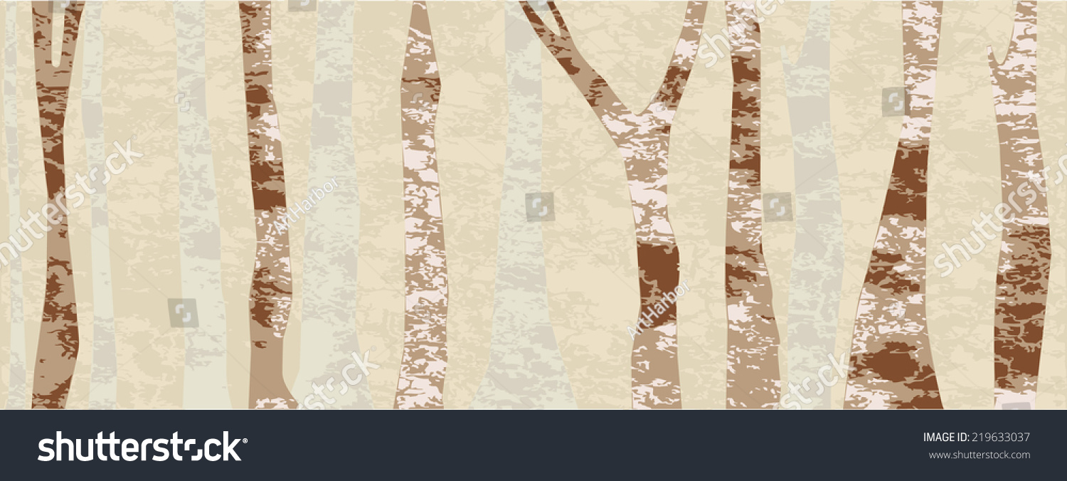 Tonal Textured Trees Stock Vector (Royalty Free) 219633037 | Shutterstock