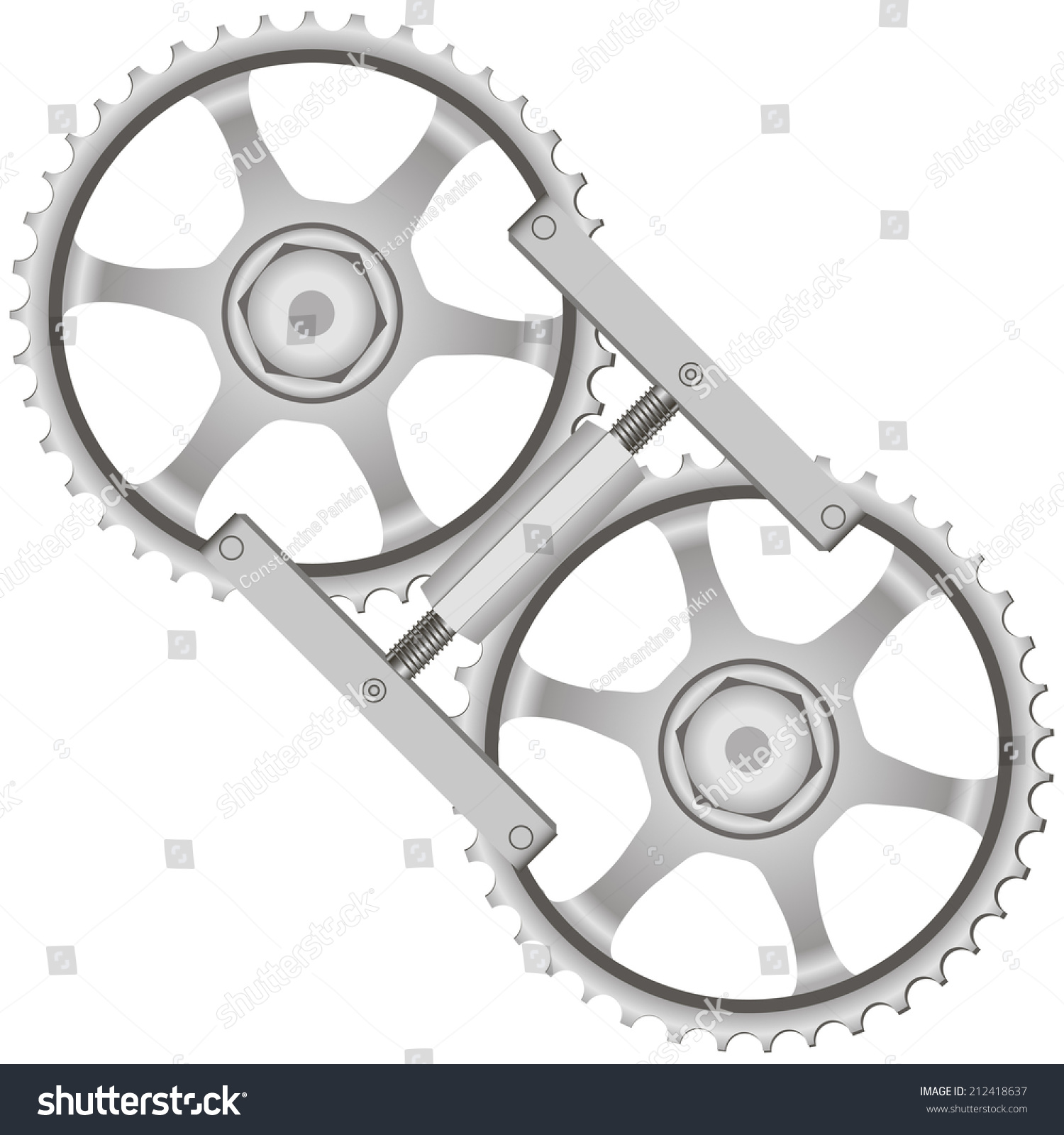 Tool Lock Gears Industrial Work Vector Stock Vector (Royalty Free ...