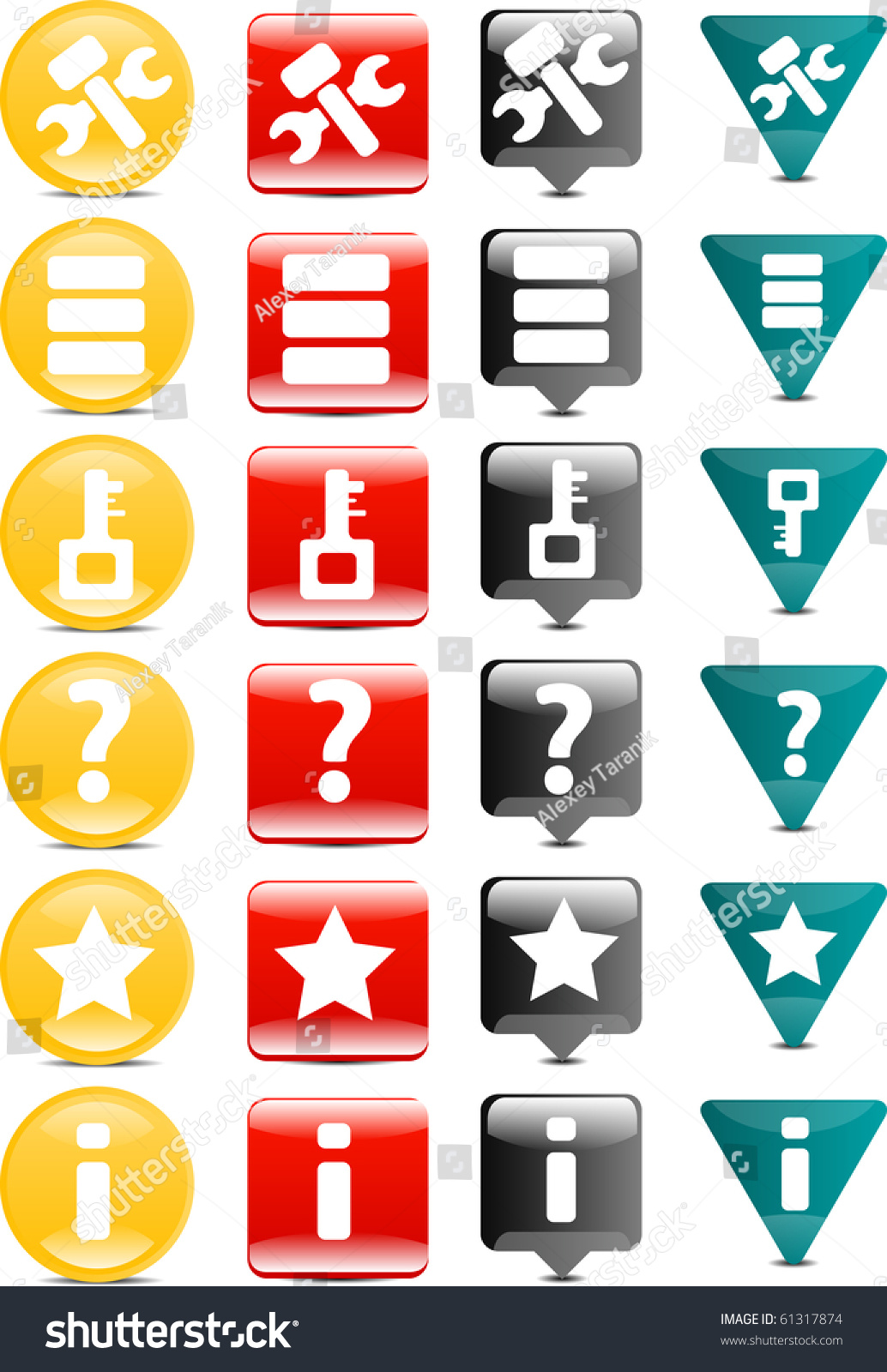 Tools Data Base Icon Set Stock Vector (Royalty Free) 61317874 ...