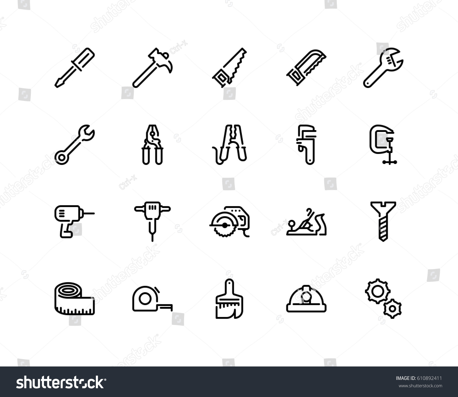 515,845 Outline tools Images, Stock Photos & Vectors | Shutterstock