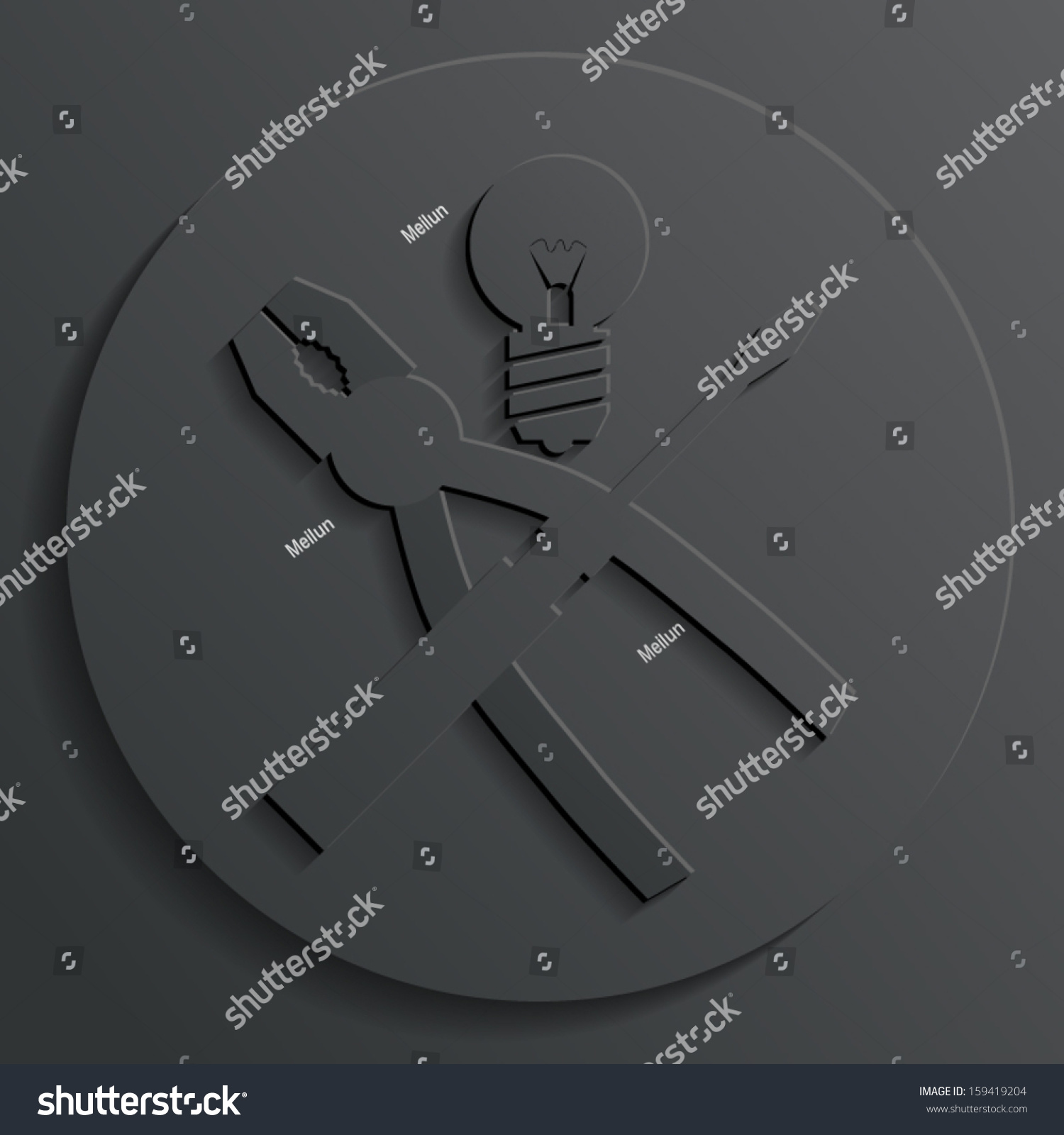 Tools Icon Vector Stock Vector (Royalty Free) 159419204 | Shutterstock
