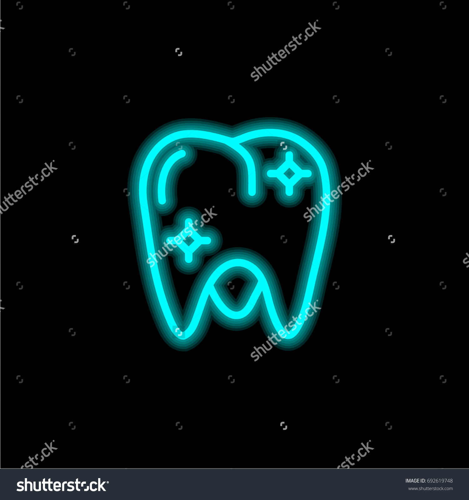 Tooth Blue Glowing Neon Ui Ux Stock Vector (Royalty Free) 692619748 ... Tooth Blue Glowing Neon Ui Ux Stock Vector (Royalty Free) 692619748 ...