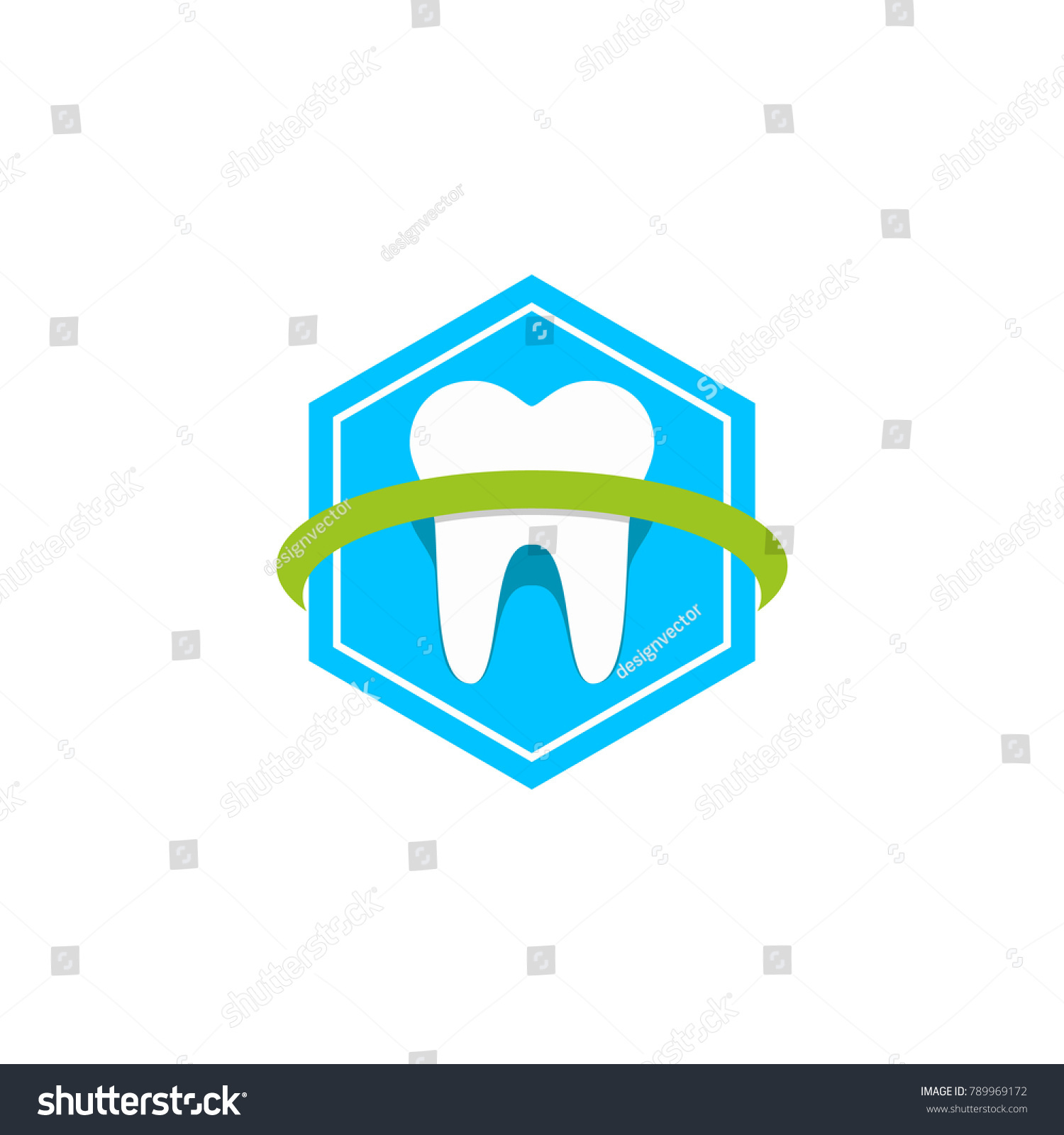 Tooth Dental Protection Vector Logo Stock Vector (Royalty Free) 789969172