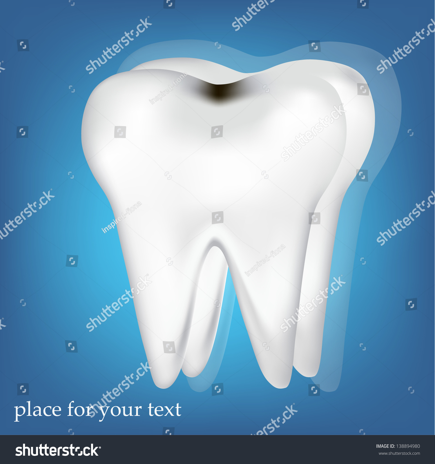 Tooth Design Element Vector Mesh Illustration Stock Vector (Royalty ...