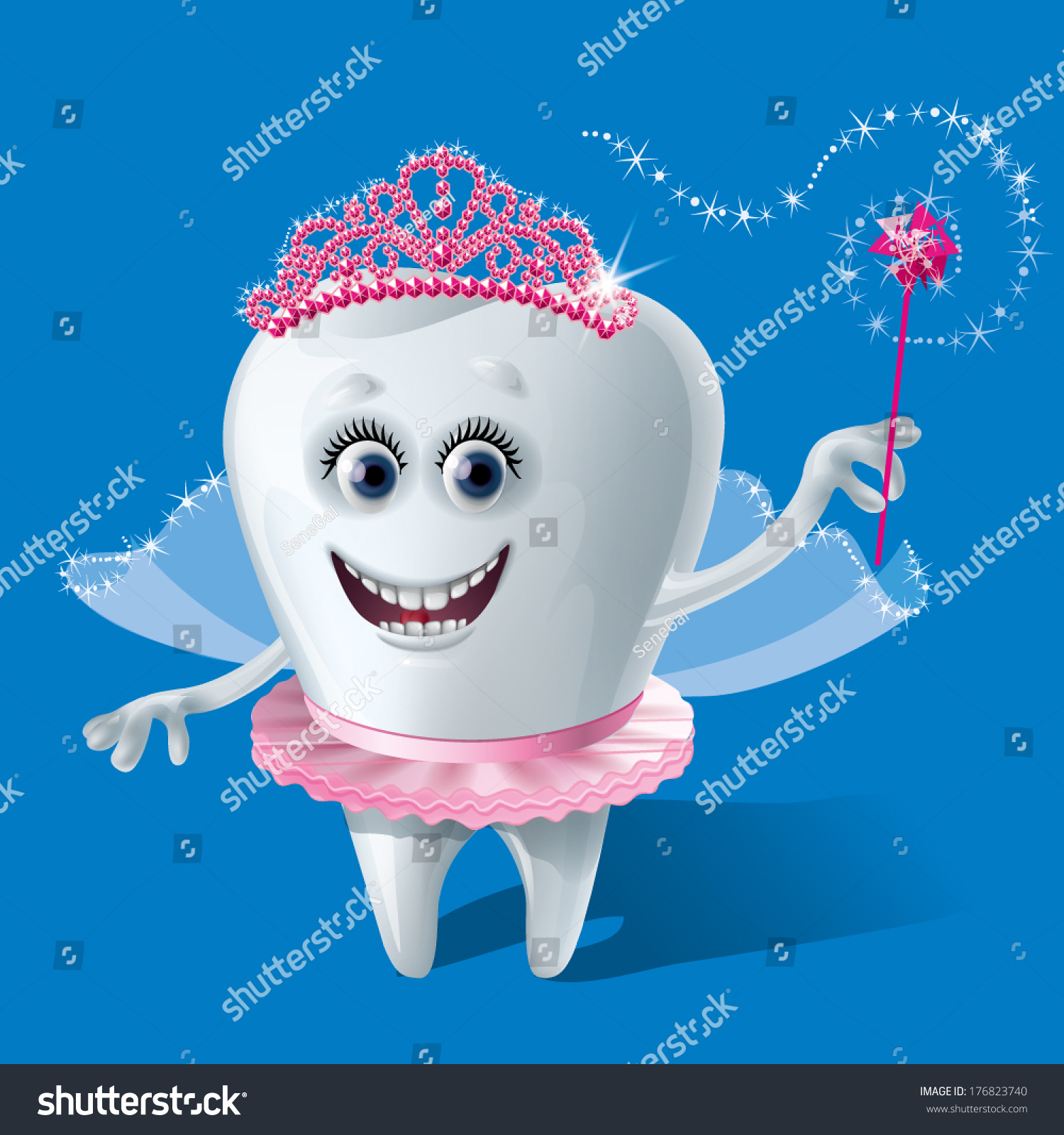 Tooth Fairy Stock Vector (Royalty Free) 176823740
