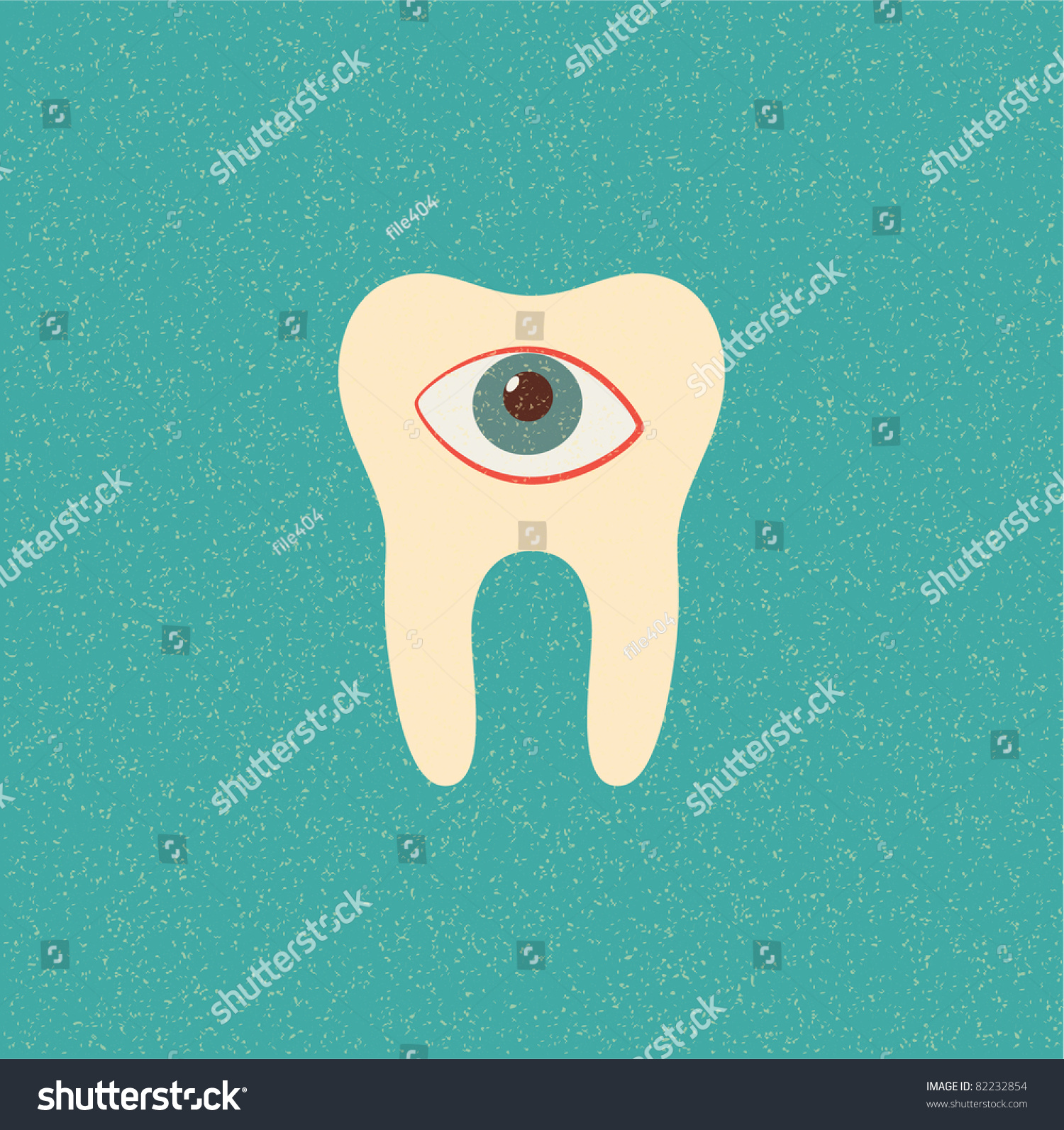 Tooth Retro Poster Stock Vector (Royalty Free) 82232854 | Shutterstock