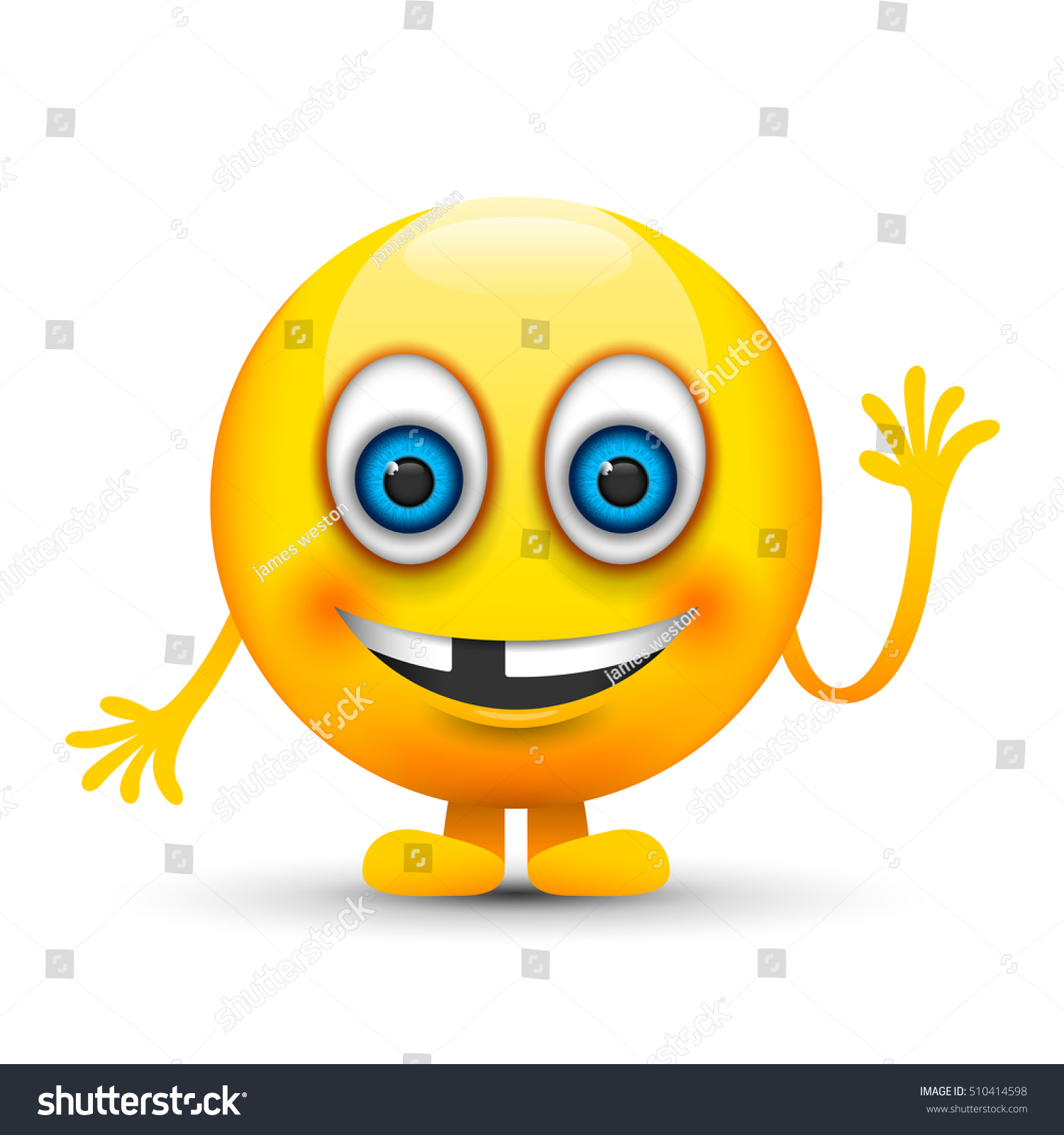 Toothless Emoji: vector de stock (libre de regalías) 510414598