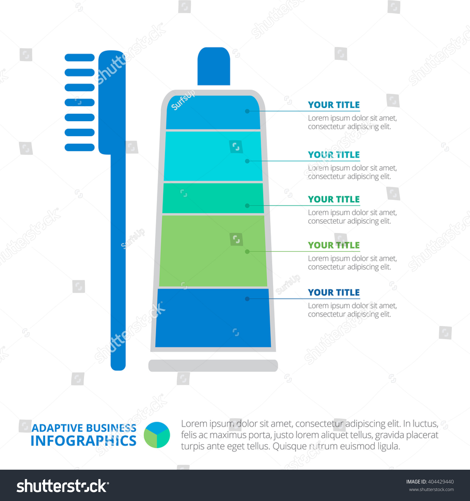 Toothpaste Infographic Diagram Template Stock Vector (Royalty Free ...
