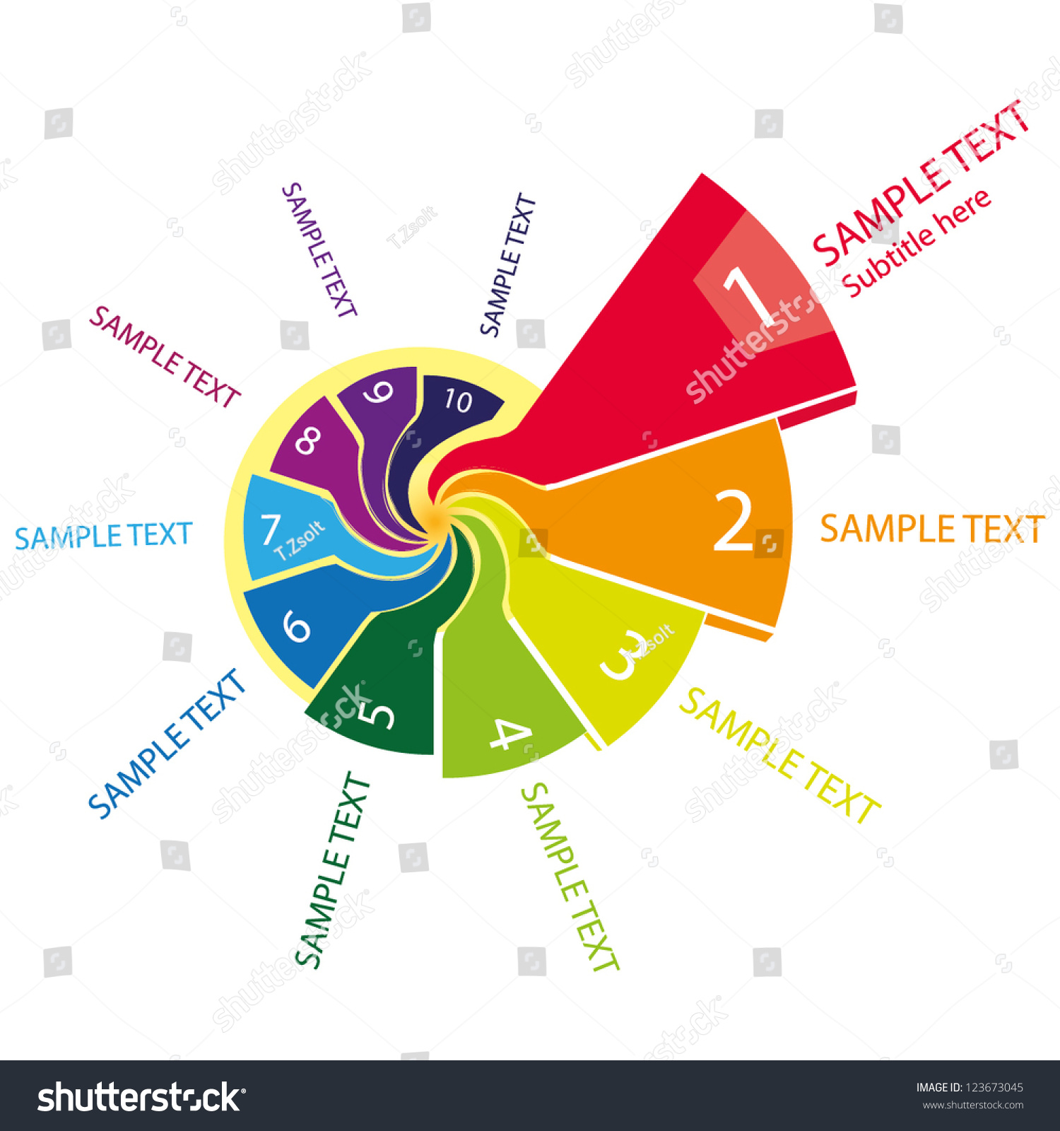 Top 10 Diagram Stock Vector (Royalty Free) 123673045