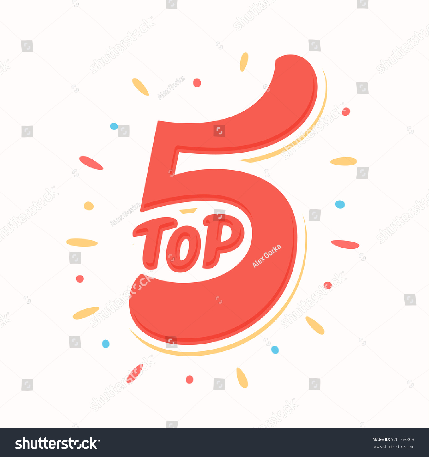 Top 5 Hand Lettering Stock Vector (Royalty Free) 576163363