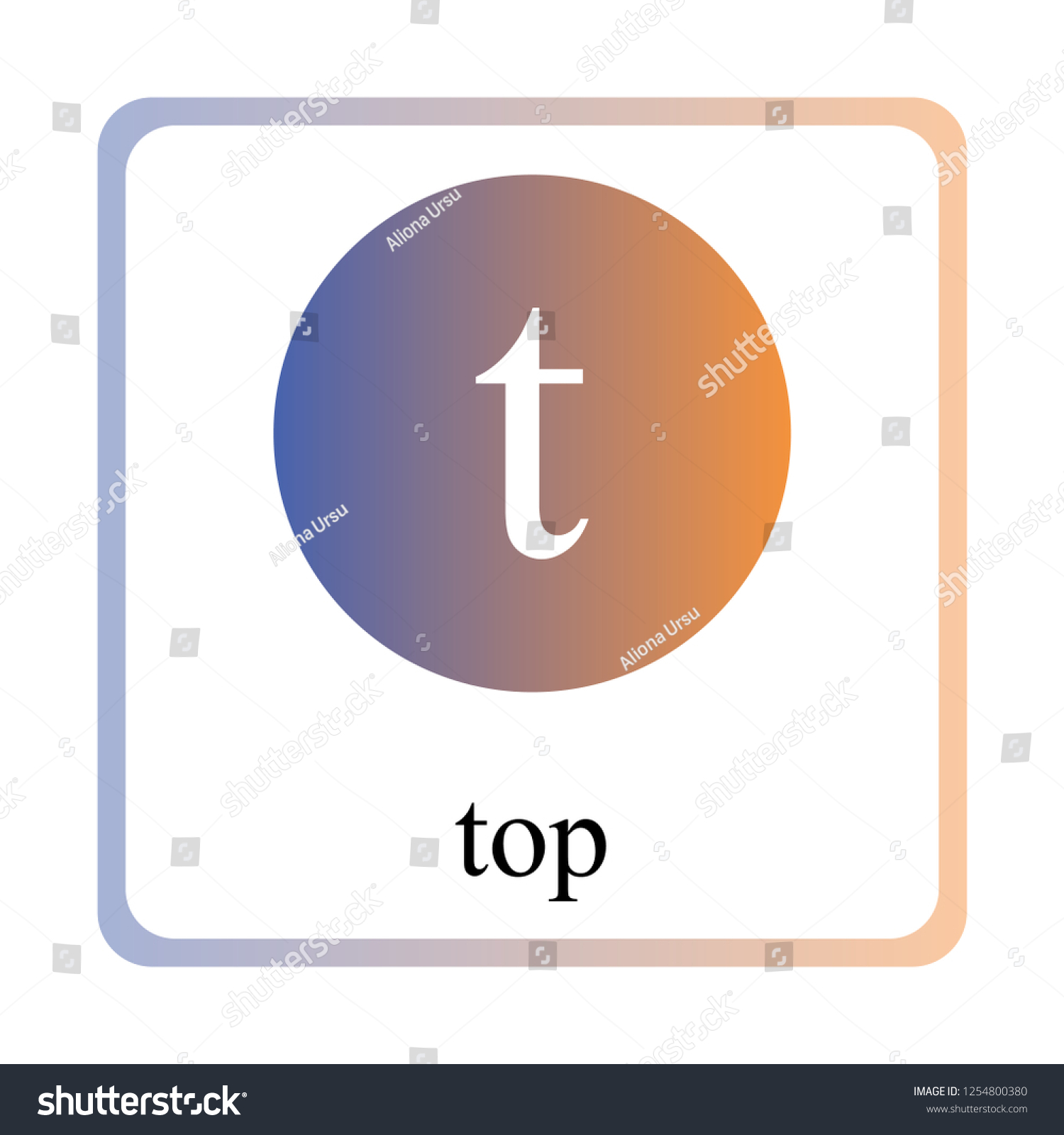 Top Quark Vector Illustration Quantum Mechanics Stock Vector (Royalty ...