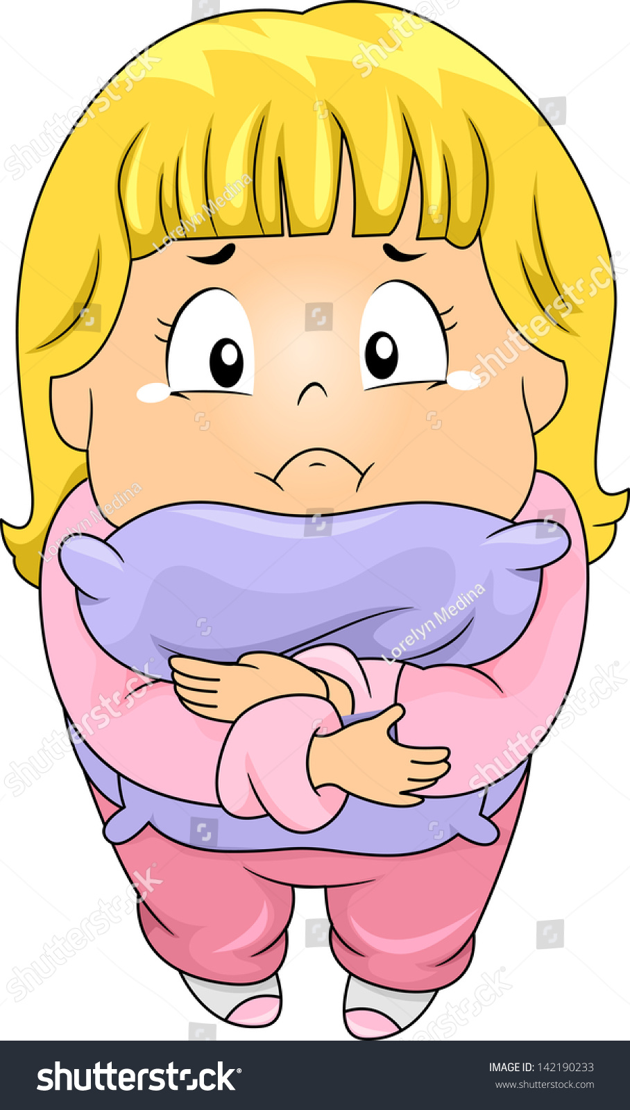 Top View Illustration Little Kid Girl Stock Vector (Royalty Free) 142190233 Top View Illustration Little Kid Girl Stock Vector (Royalty Free) 142190233