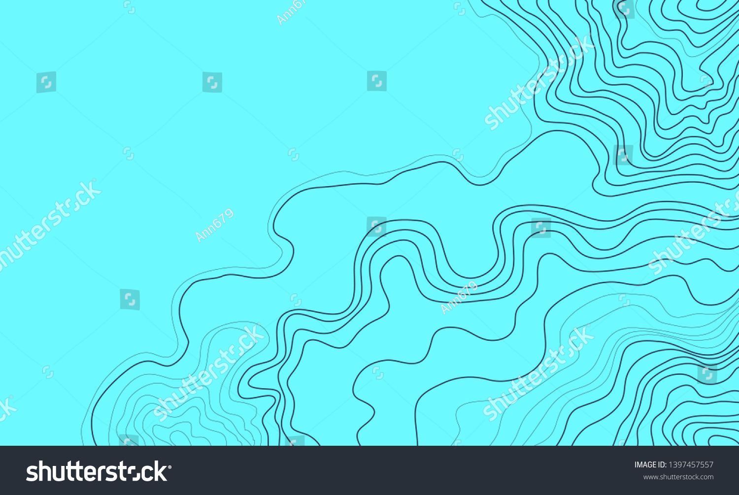 Topographic Map Abstract Height Lines On: vector de stock (libre de ...