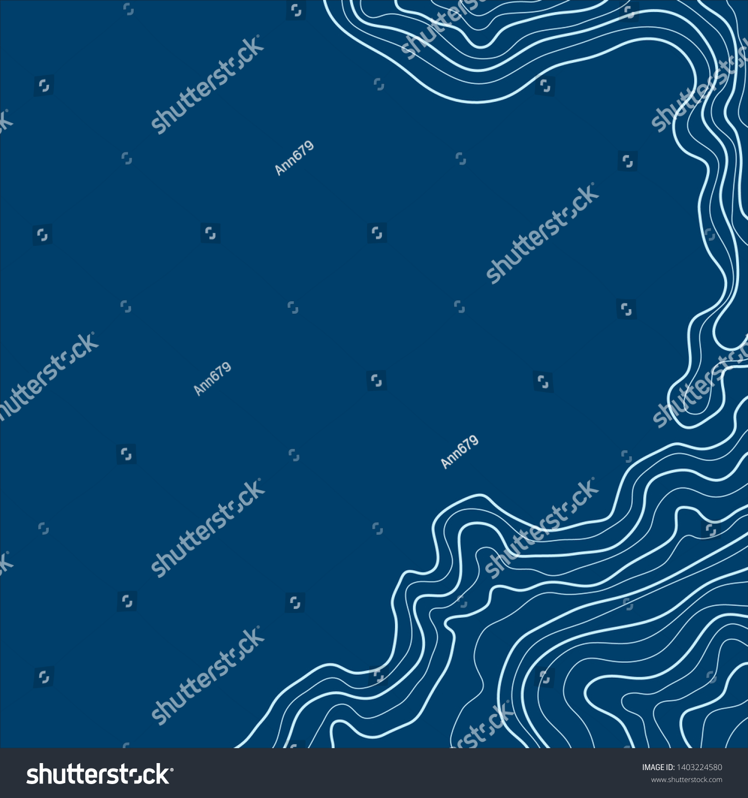 Topographic Map Abstract Height Lines On Stock Vector (Royalty Free ...