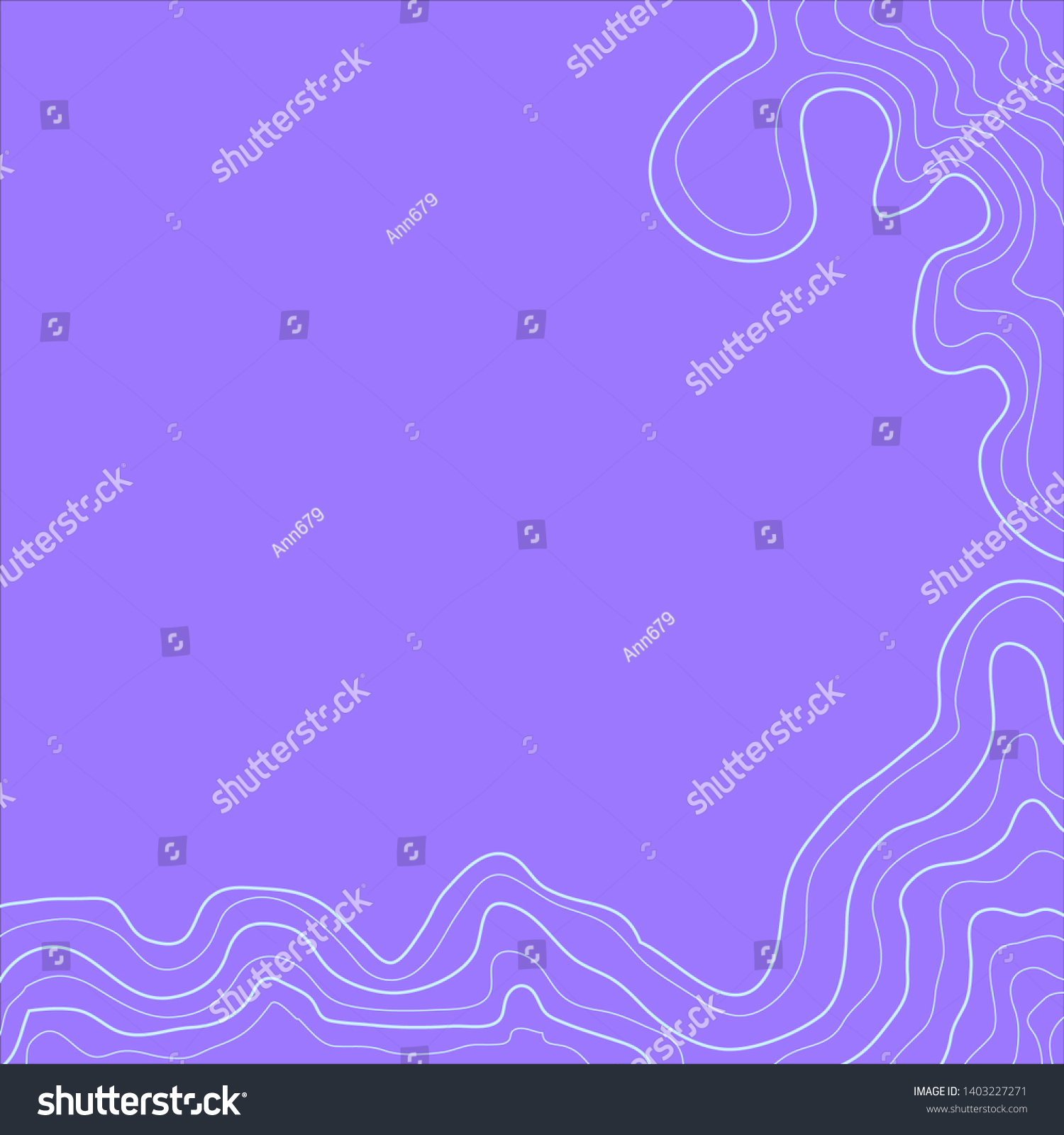 Topographic Map Abstract Height Lines On Stock Vector (Royalty Free ...