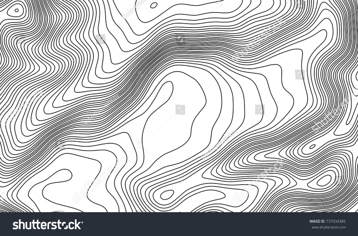 Topographic Map Contour Background Topo Map Stock Vector (Royalty Free ...