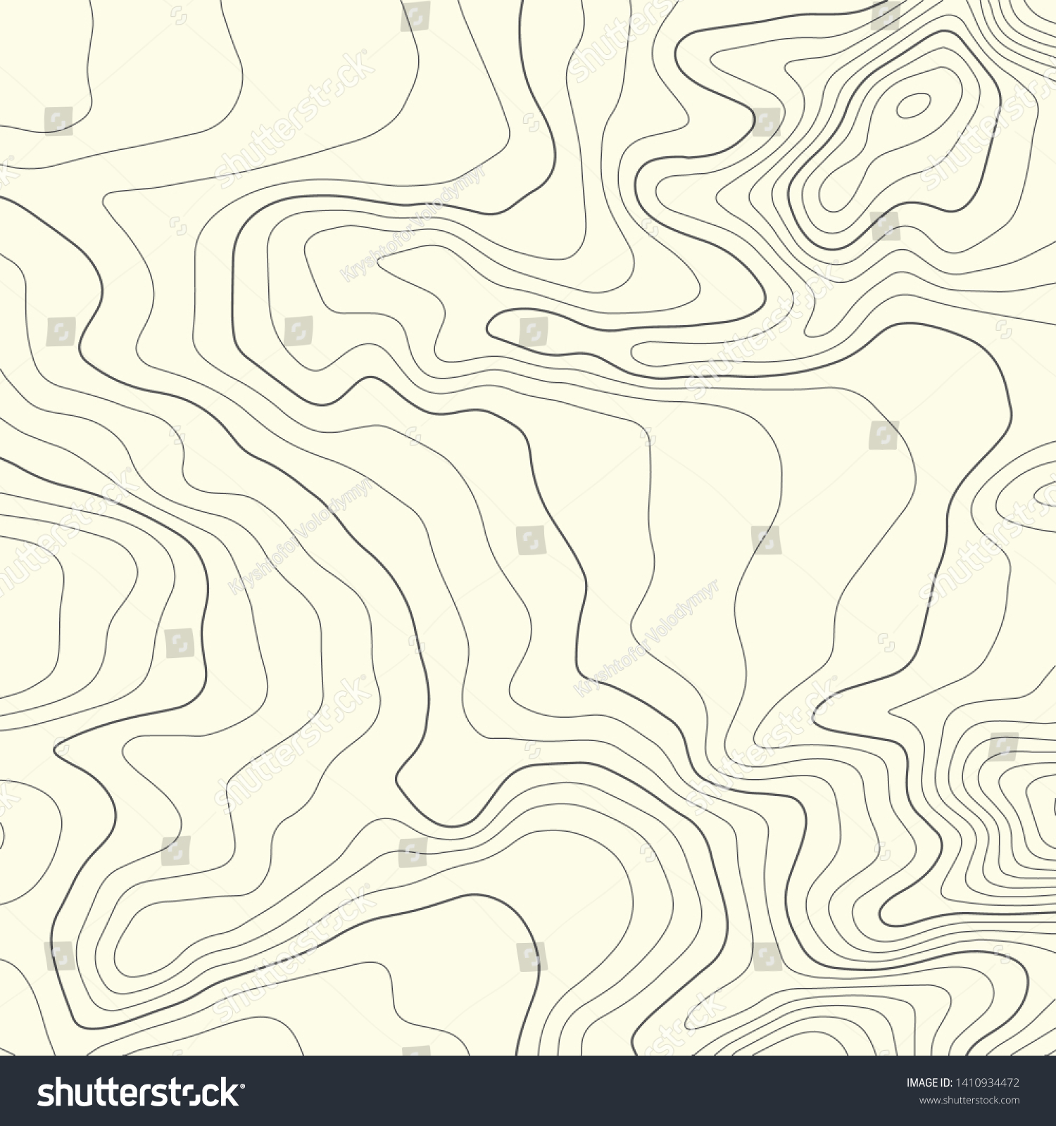Topographic Map Lines Background Abstract Vector Stock Vector (Royalty ...