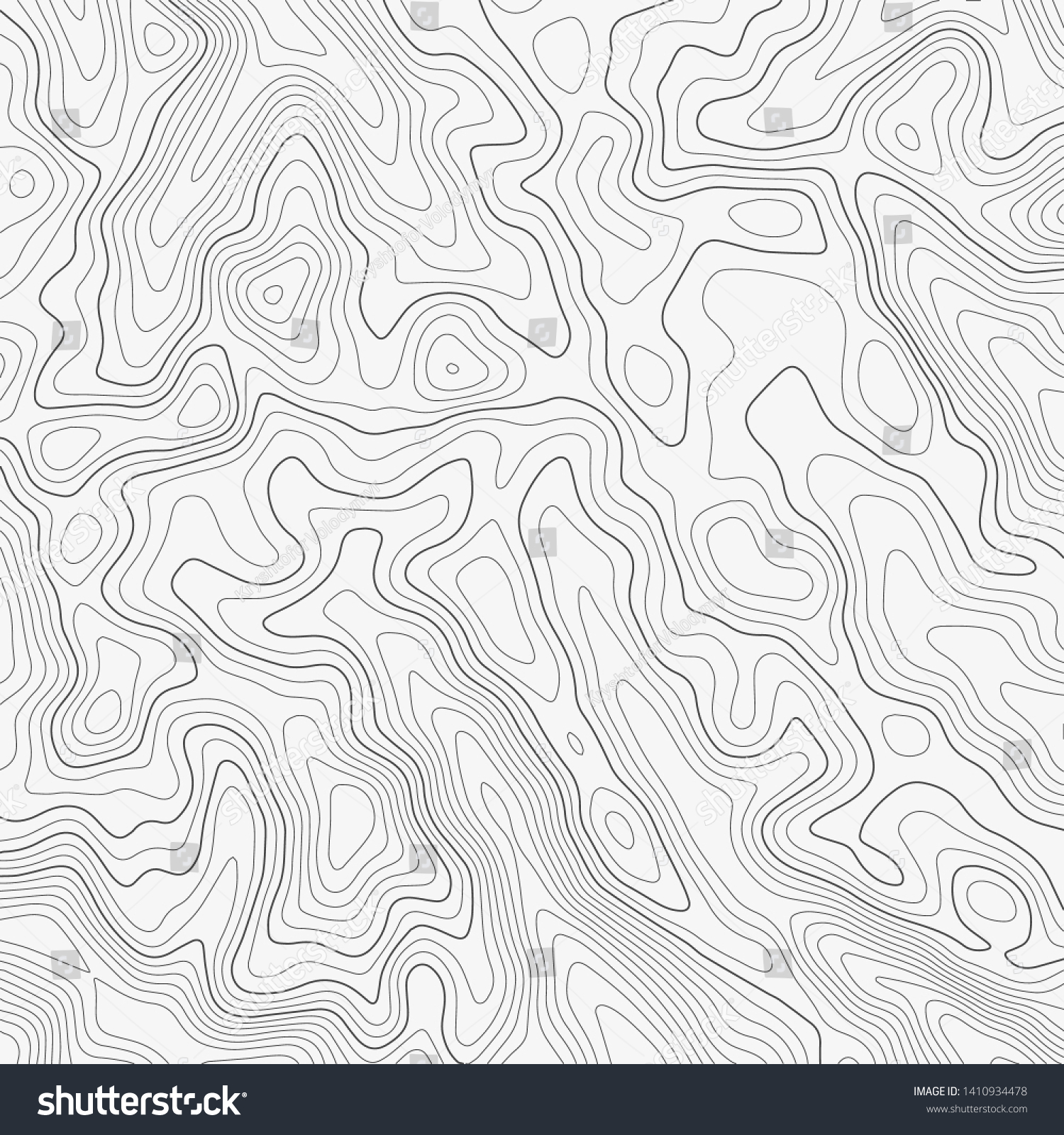 Topographic Map Lines Background Abstract Vector Stock Vector (Royalty ...