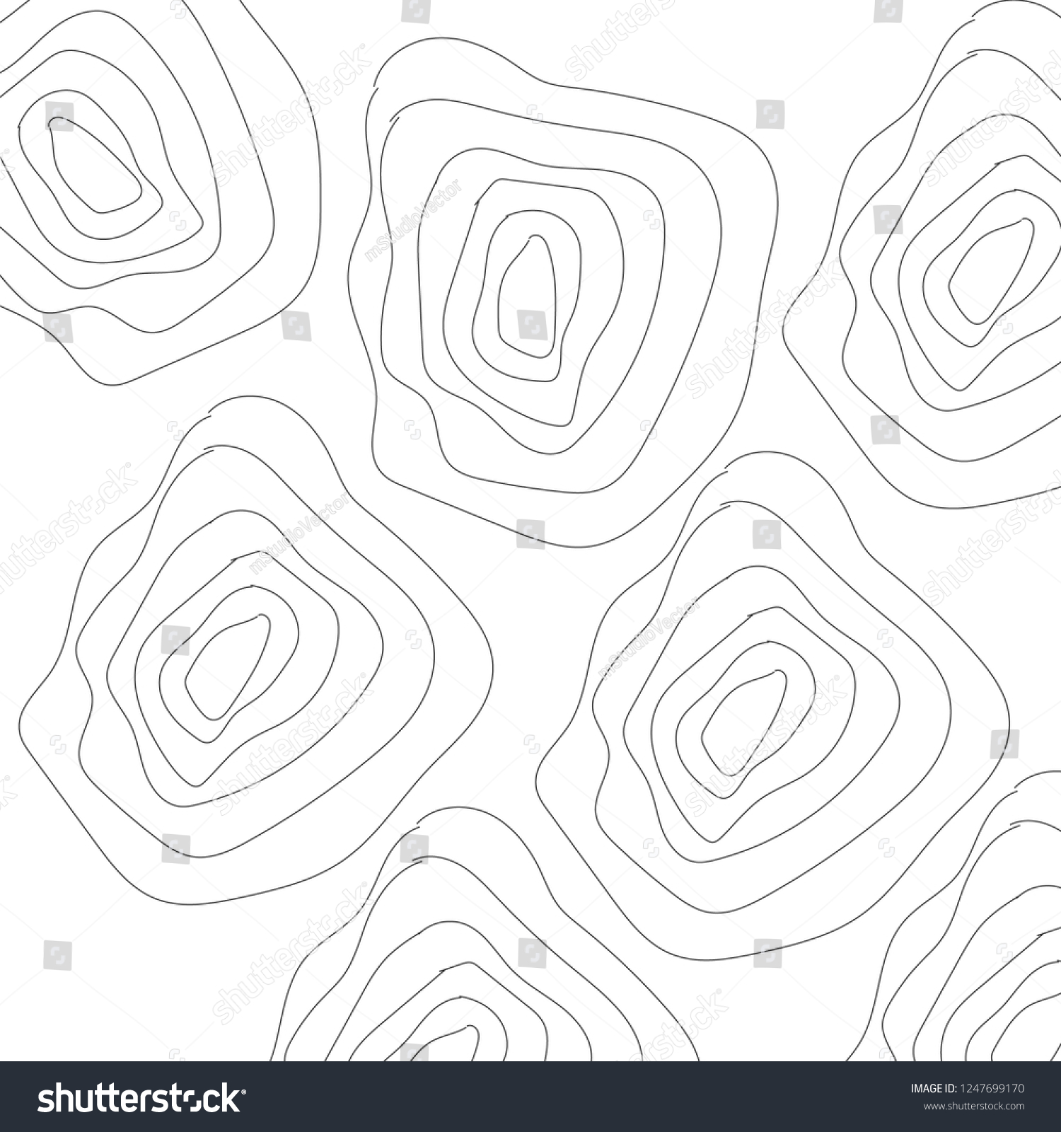 Topographic Map Pattern Map Geographic Topography Stock Vector (Royalty ...