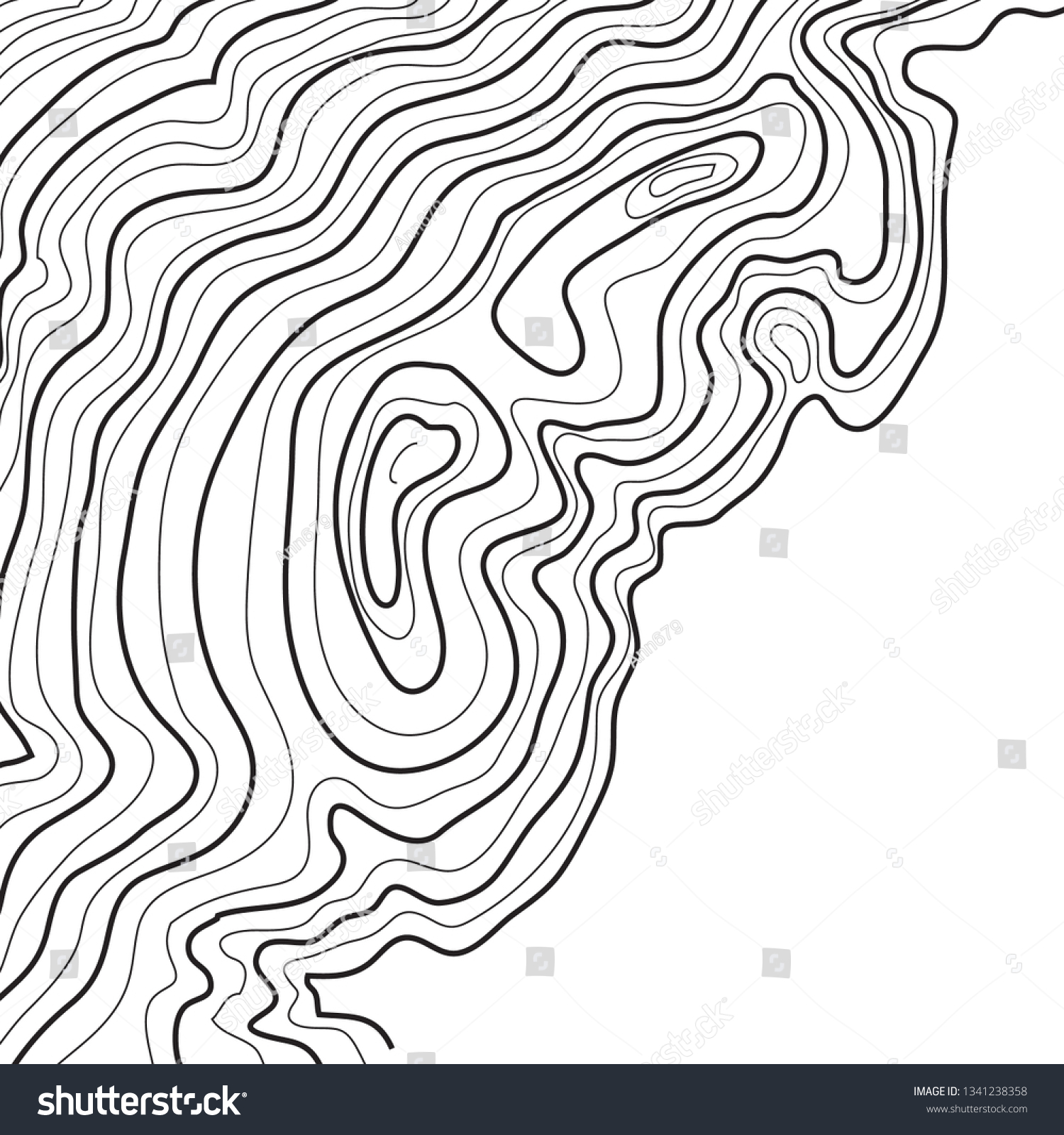 Topographic Map Vector Illustration Abstract Height Stock Vector ...