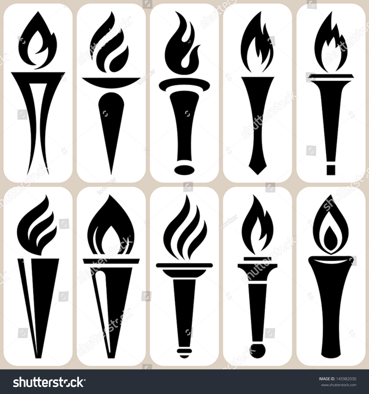 Sign Torch Vector Graphics