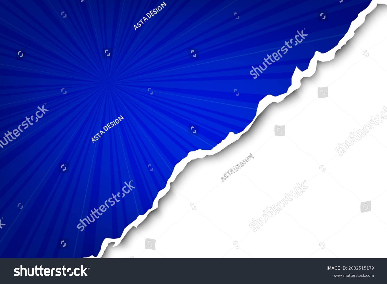 Torn Paper Background Comic Style Design Stock Vector (Royalty Free ...