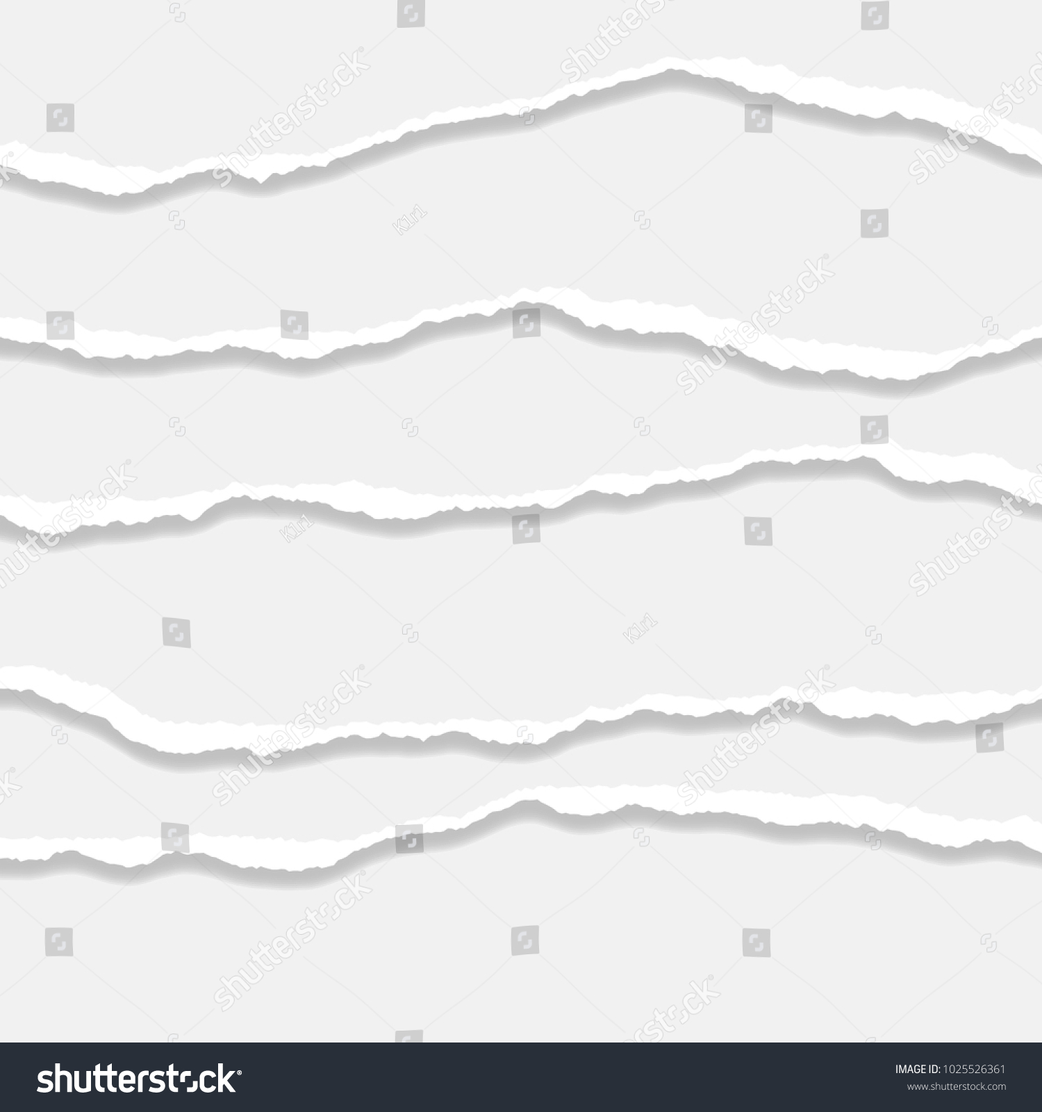 Torn Paper Edge Vector Illustration Stock Vector (Royalty Free) 1025526361