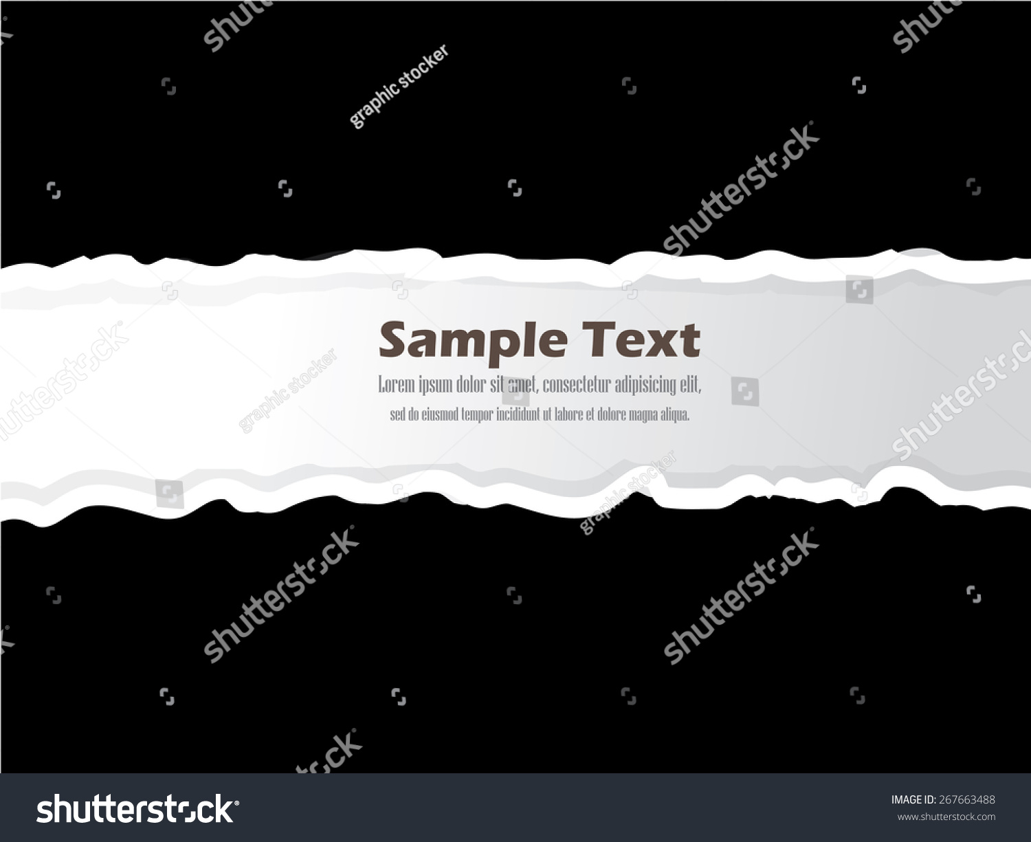 Torn Paper Vector Illustration Stock Vector (Royalty Free) 267663488 ...