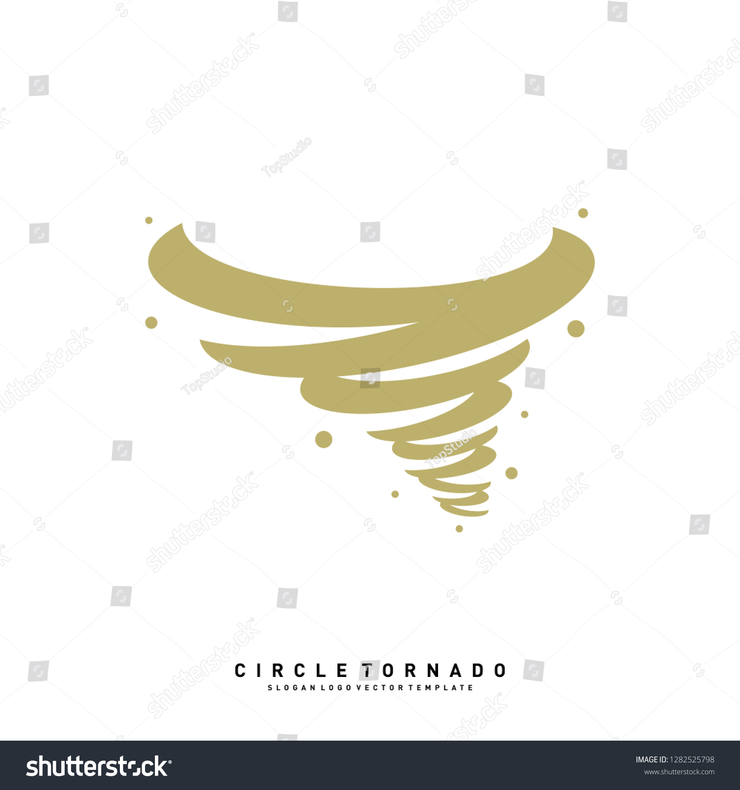 Tornado Logo Design Concept Vector Template Stock Vector (Royalty Free ...