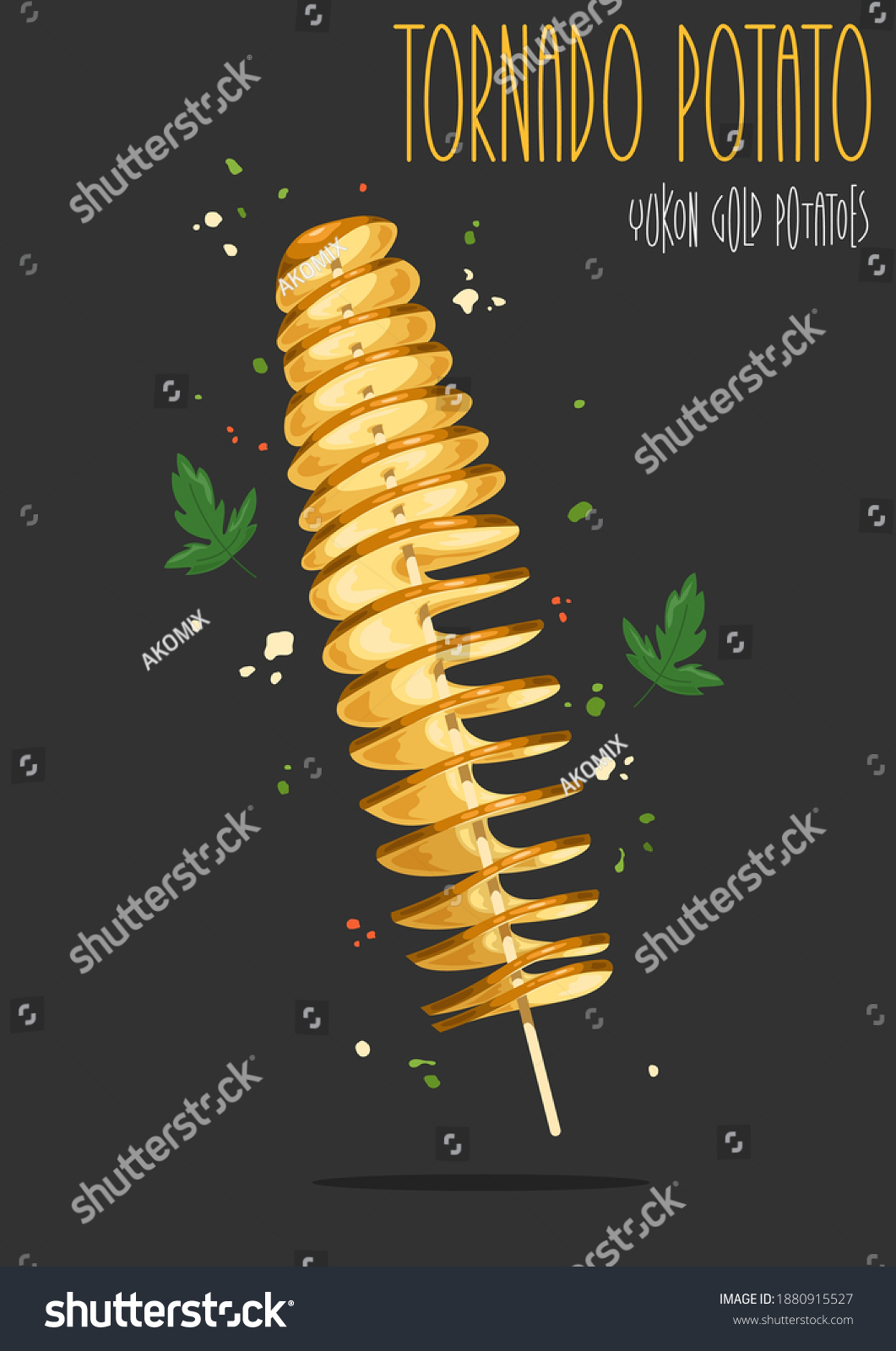 129 Potato twister Images, Stock Photos & Vectors | Shutterstock