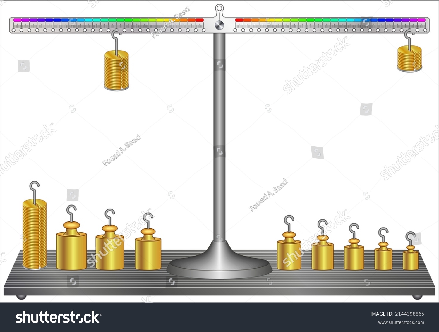 Torque Beam Static Equilibrium Stock Vector (Royalty Free) 2144398865 ...