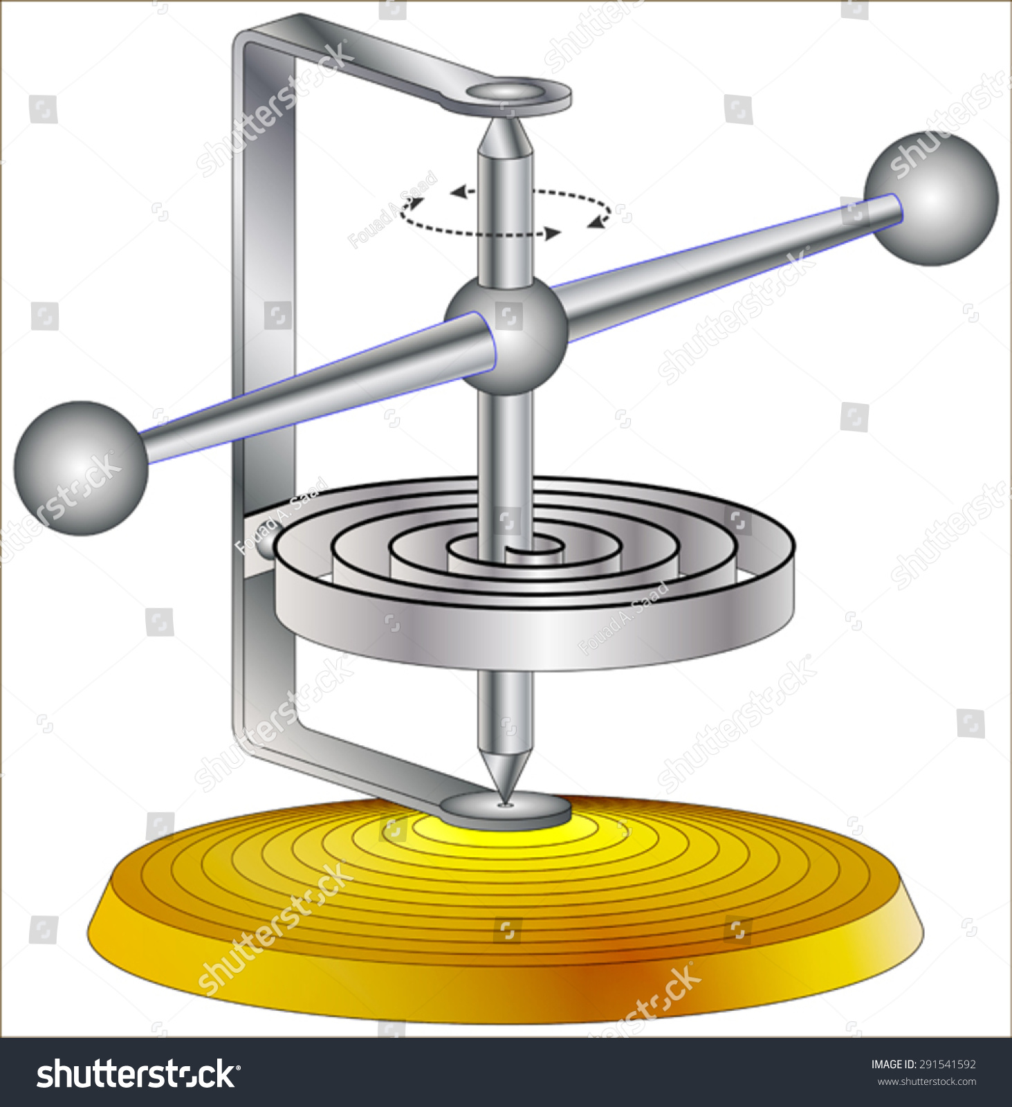 Torsional Pendulum Stock Vector (Royalty Free) 291541592 | Shutterstock